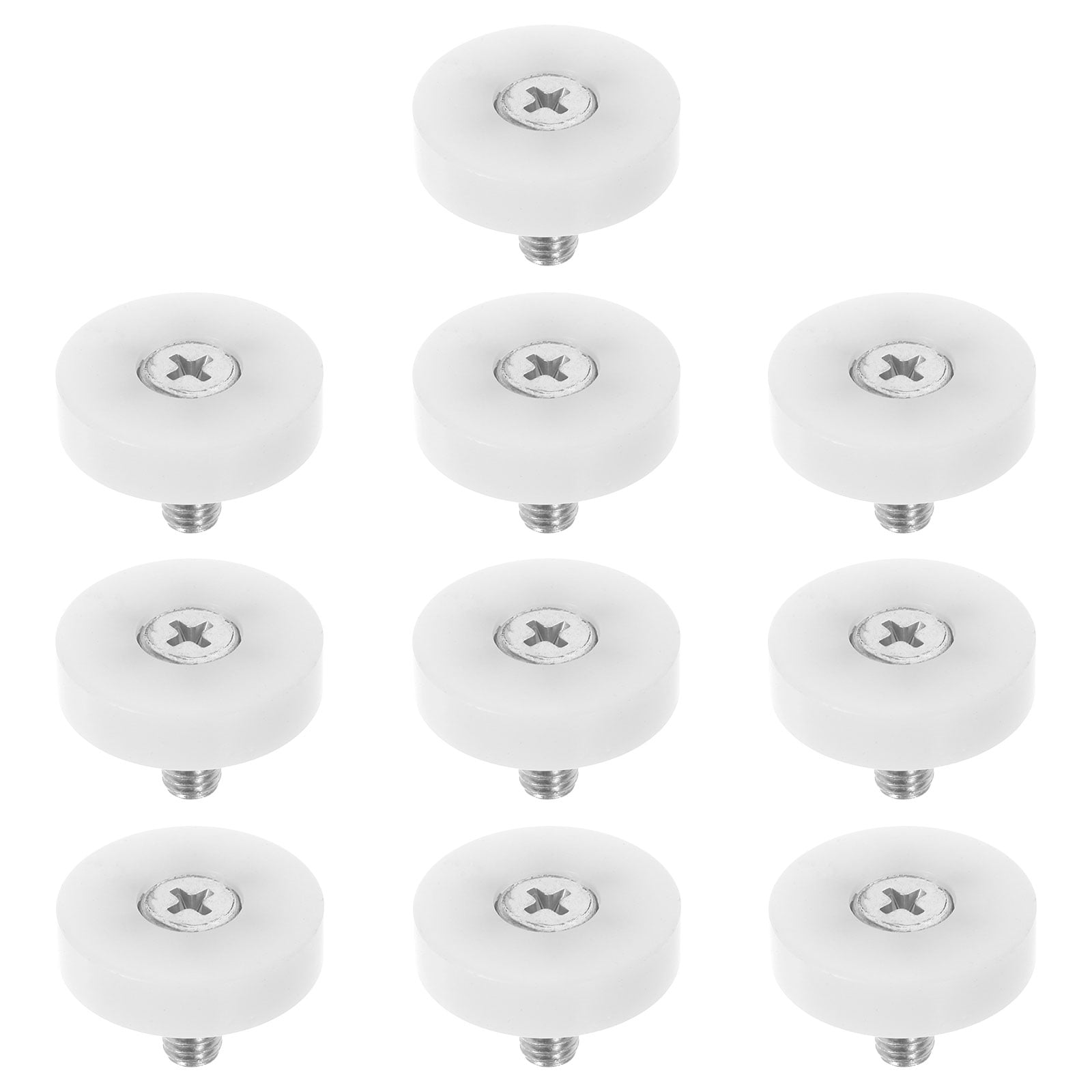 FRCOLOR 10pcs Sliding Door Rollers Replacement 25MM Drawer Slide Pulley ...