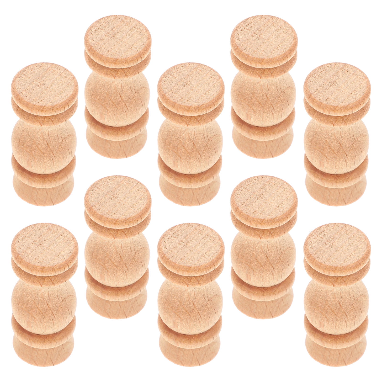 FRCOLOR 10pcs Spindles For Decoration Decorative Wood Spindles ...