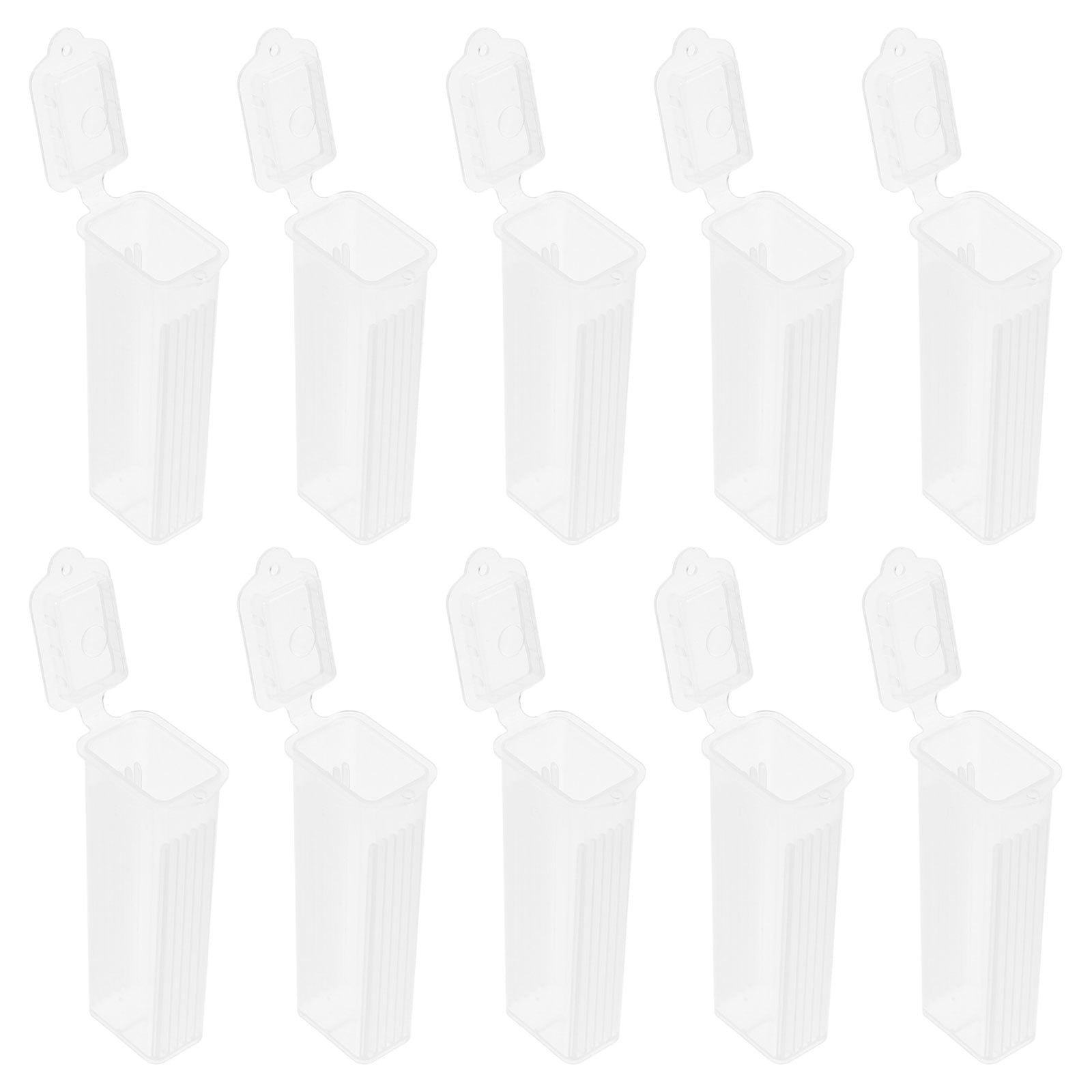 FRCOLOR 10pcs Staining Jar Clear Container with Lid Carafe with Lids ...