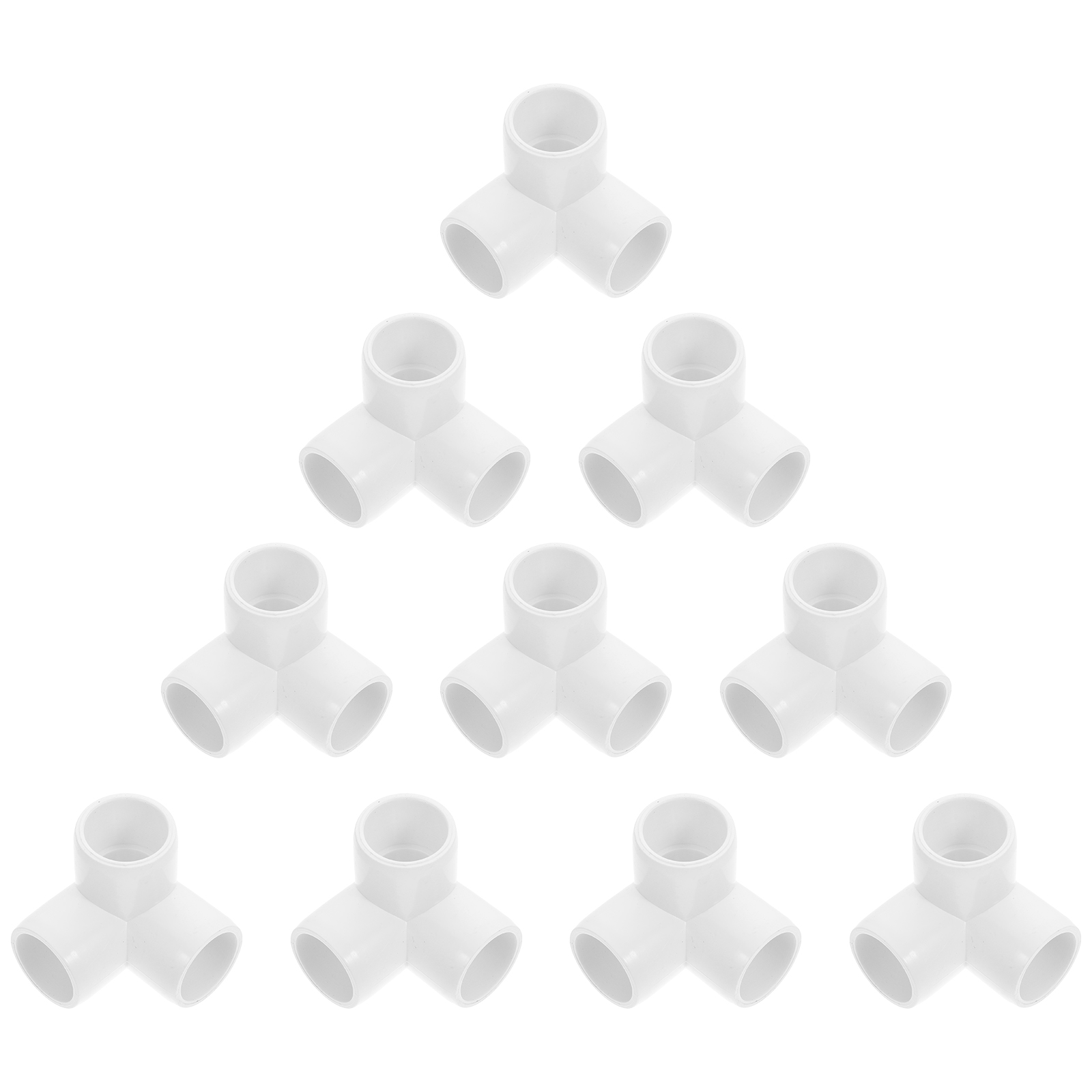 FRCOLOR 10pcs Tee Pipe Connector Furniture Fittings For Greenhouse ...