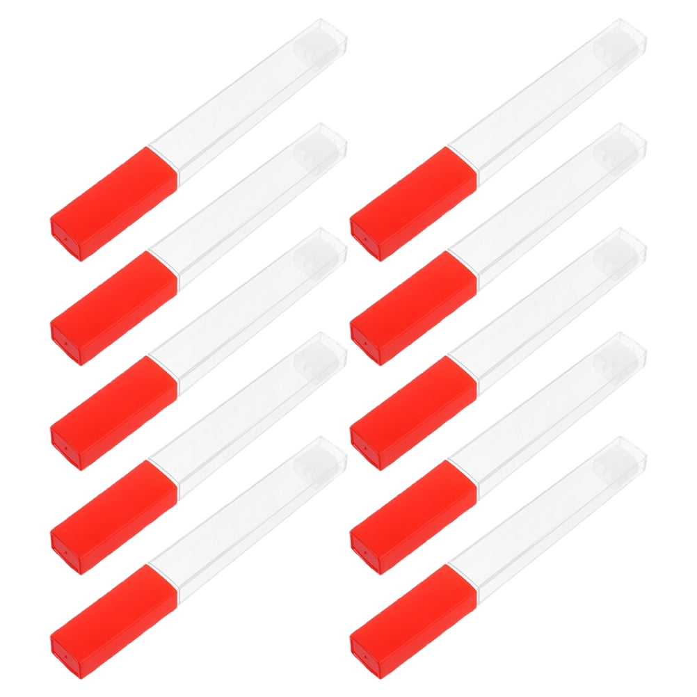 FRCOLOR 10pcs Thermometer Storage Tube Clear Thermometers Container ...