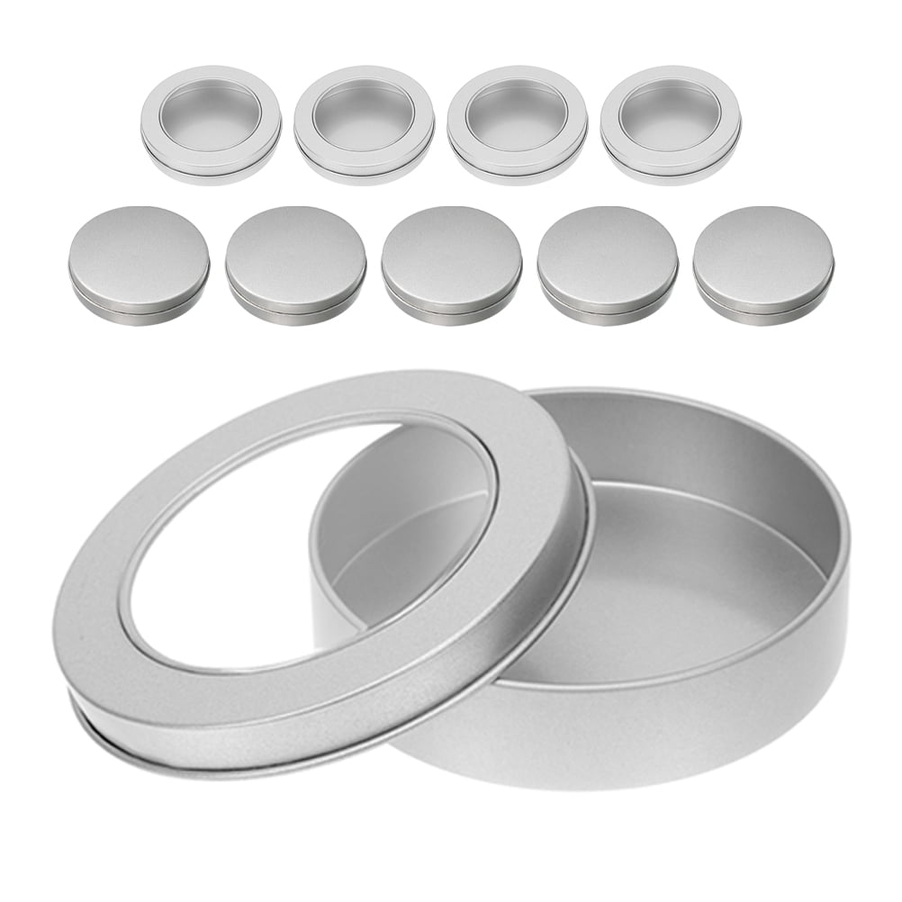 FRCOLOR 10pcs Tin Cookie Boxes Small Food Packaging Boxes With Lids For ...