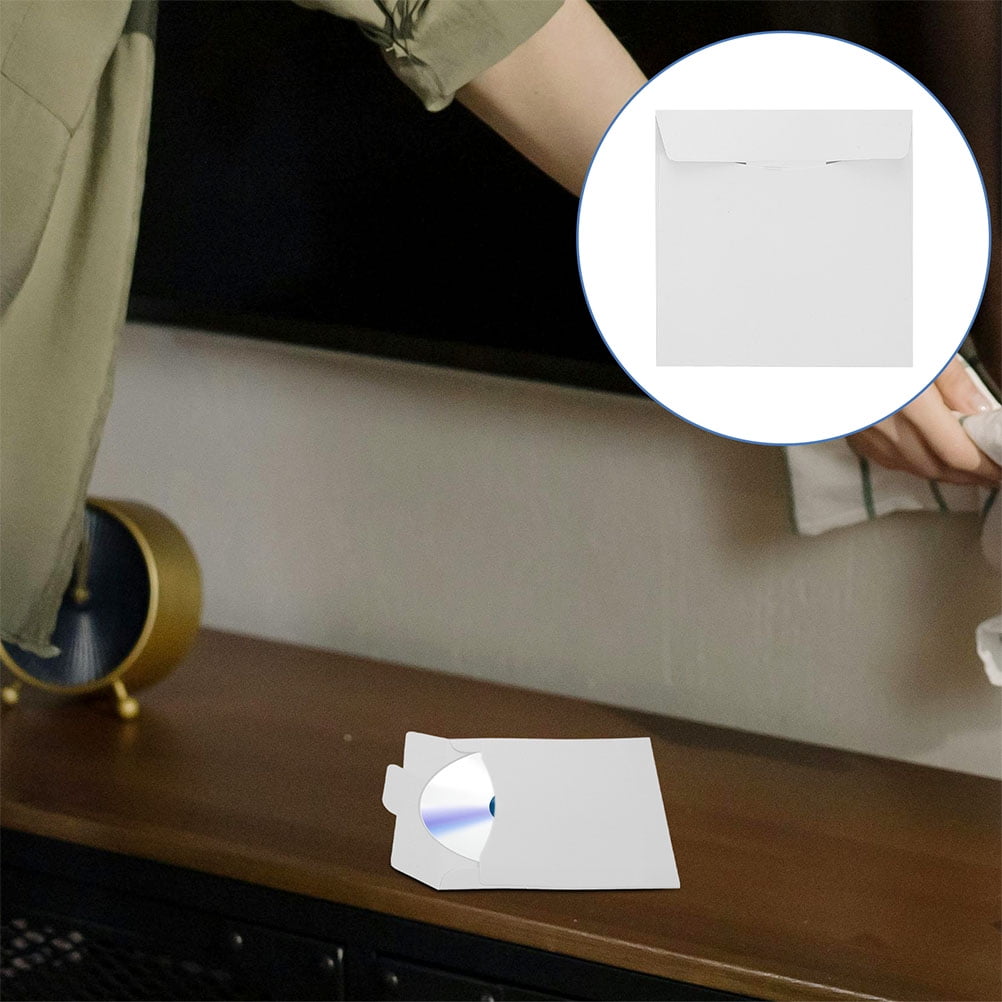 FRCOLOR 10pcs White Cardboard /DVD Mailer Envelopes Shipping Boxes for ...