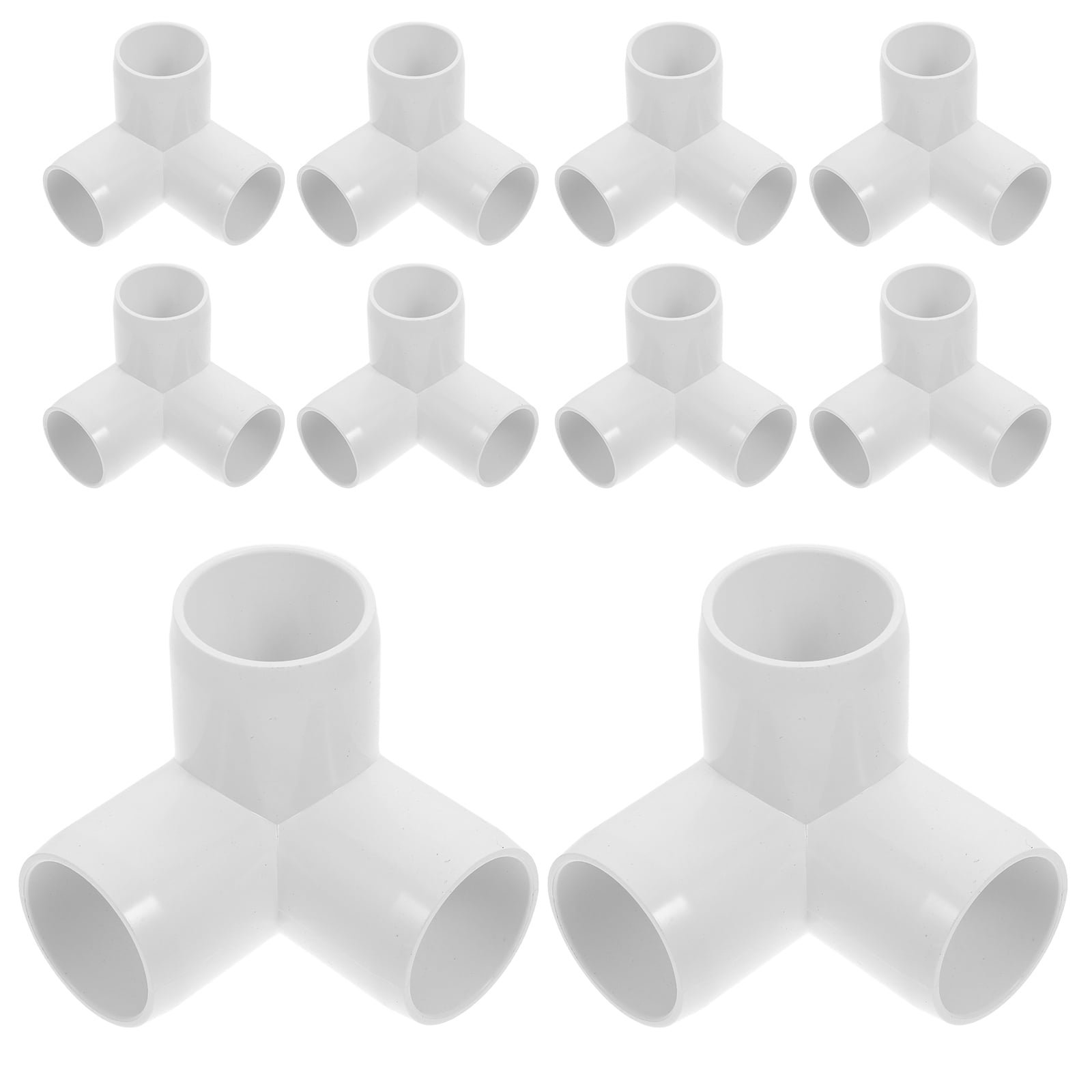 FRCOLOR 10pcs Y-Shaped Three-Way Connector Pvc Pipe Fittings For ...