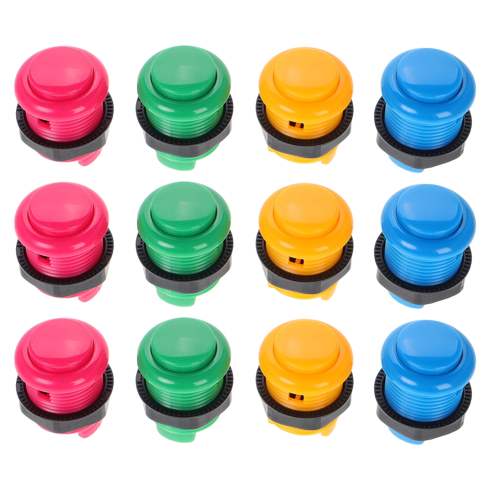 FRCOLOR 12 PCS Push Button Light Switch Decorative Buttons Push-board ...