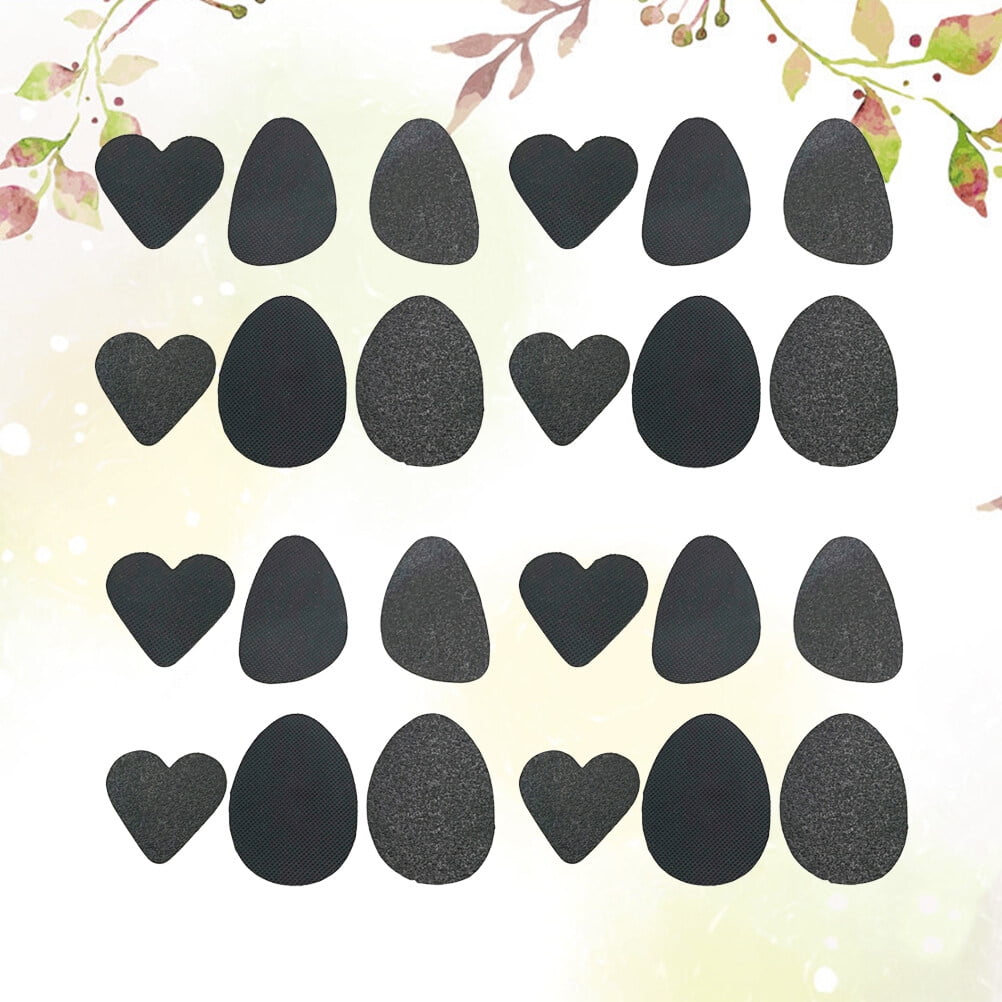 FRCOLOR 12 Pairs Silent Stickers Rubber Slip Heel Guards High Heels ...
