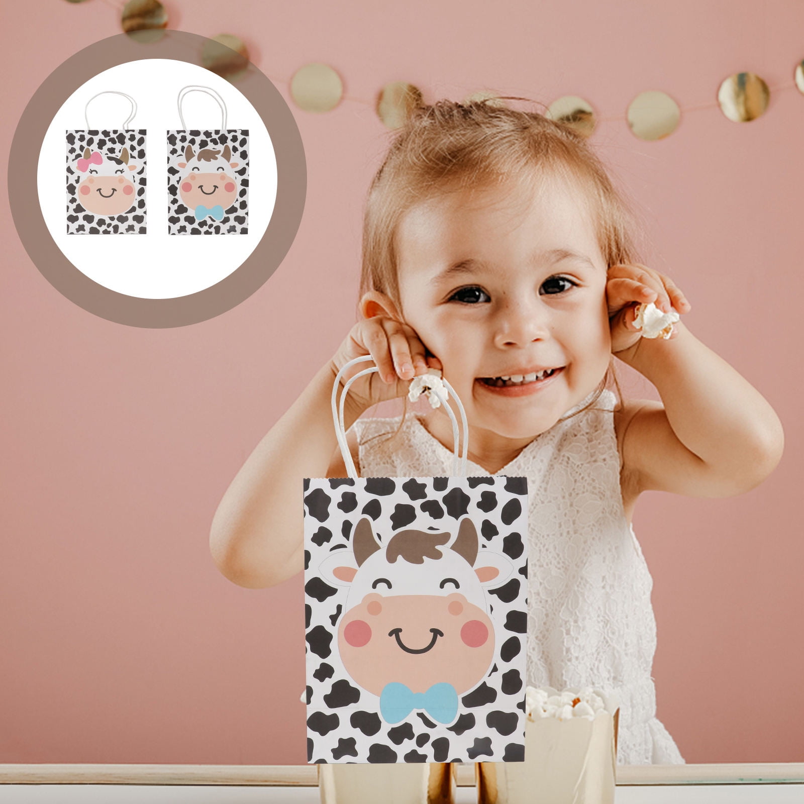 FRCOLOR 12 Pcs Birthday Highland Cow Bag Fun Activities Gift Bags ...