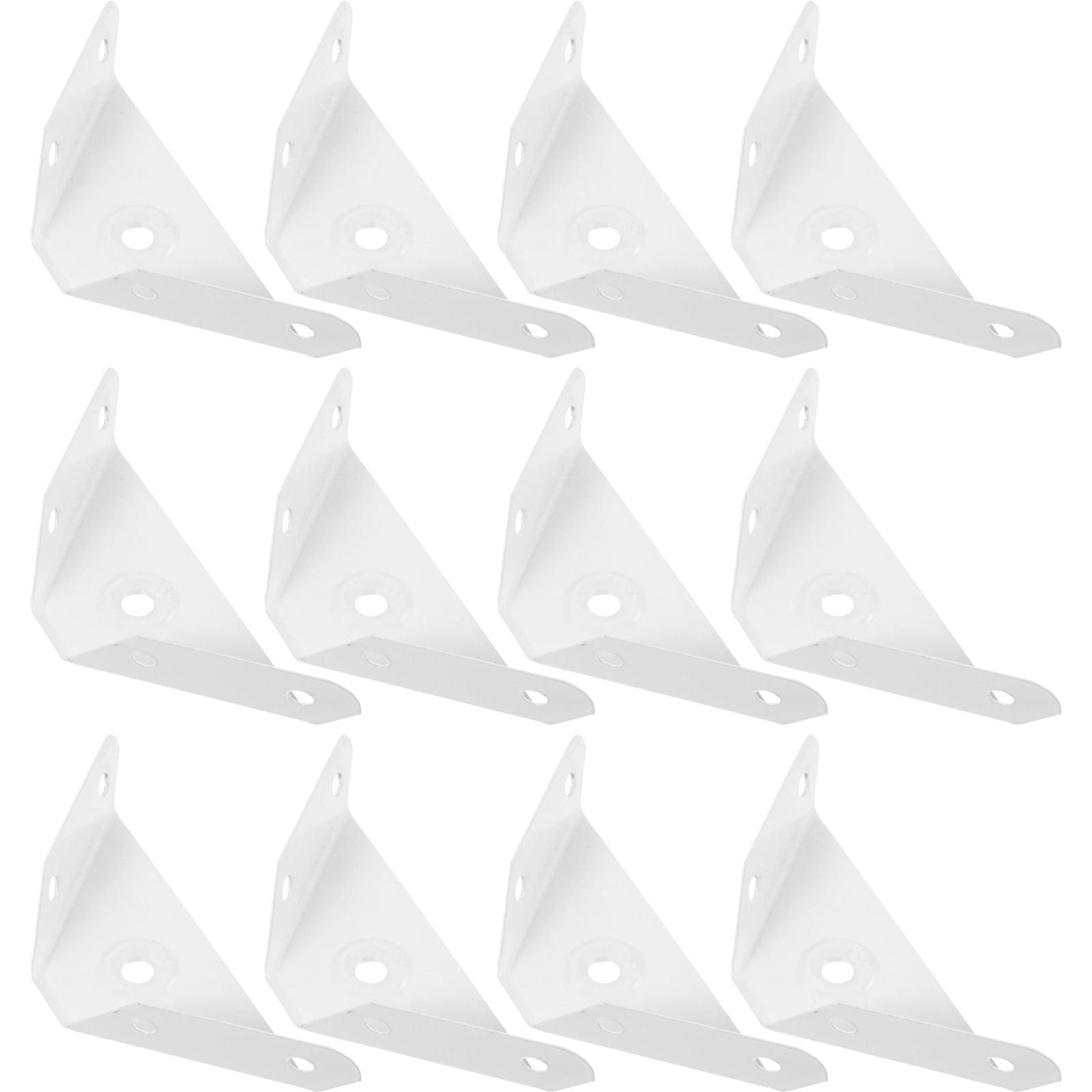FRCOLOR 12 Pcs Cabinet Hanging Code Triangle Shape Corner Brackets ...