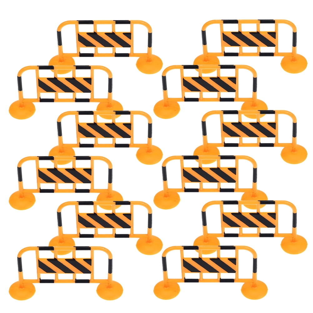 Resin Mini Traffic Road Blocks for Decor Assorted Color 12pcs Small ...