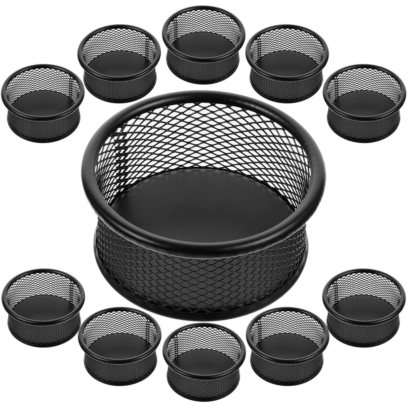 FRCOLOR 12 Pcs Paper Clip Barrel Bobby Office Supplies Work Desk Binder ...