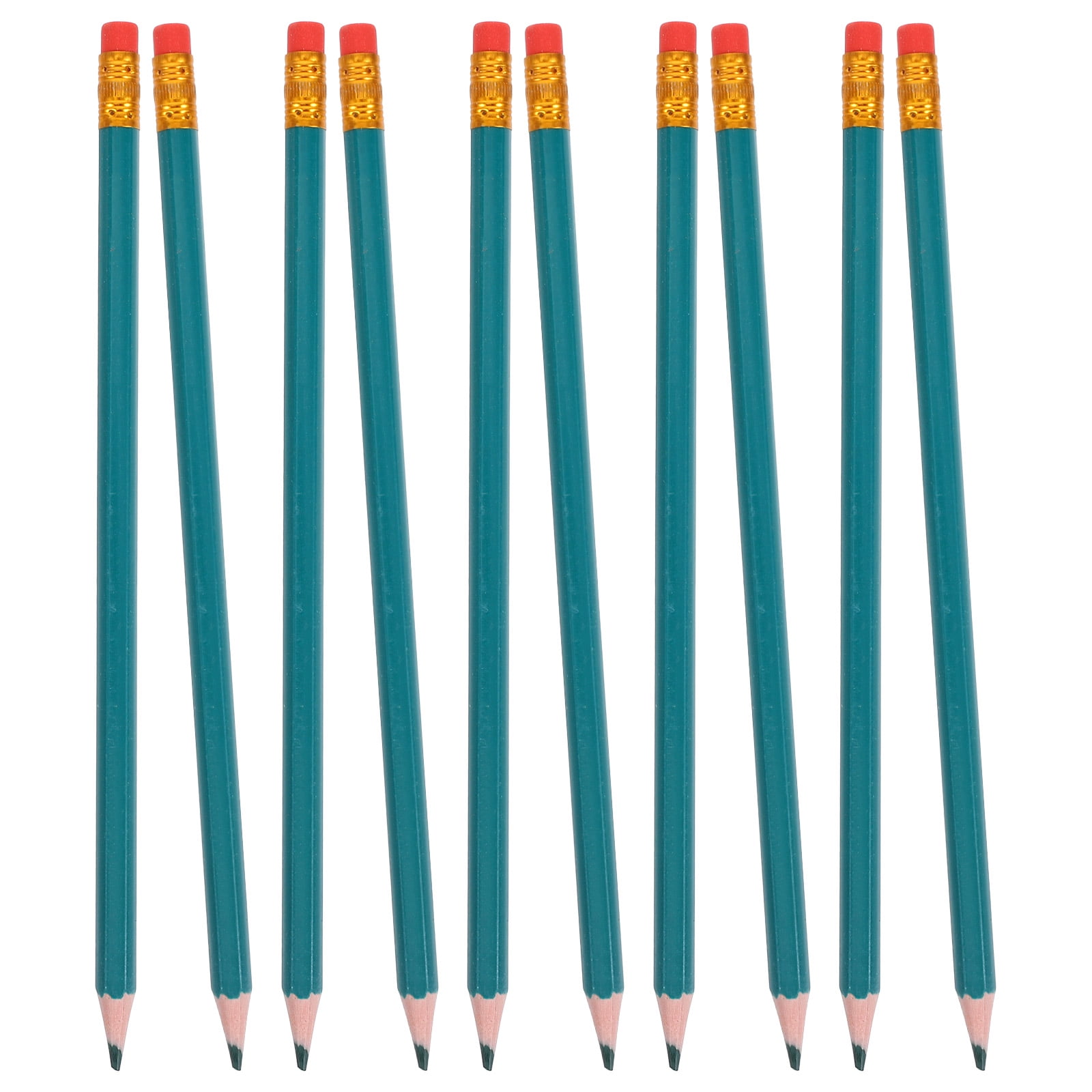 FRCOLOR 12 Pcs Sharpened Pencils Green Pencils Erasable Colored Pencils ...