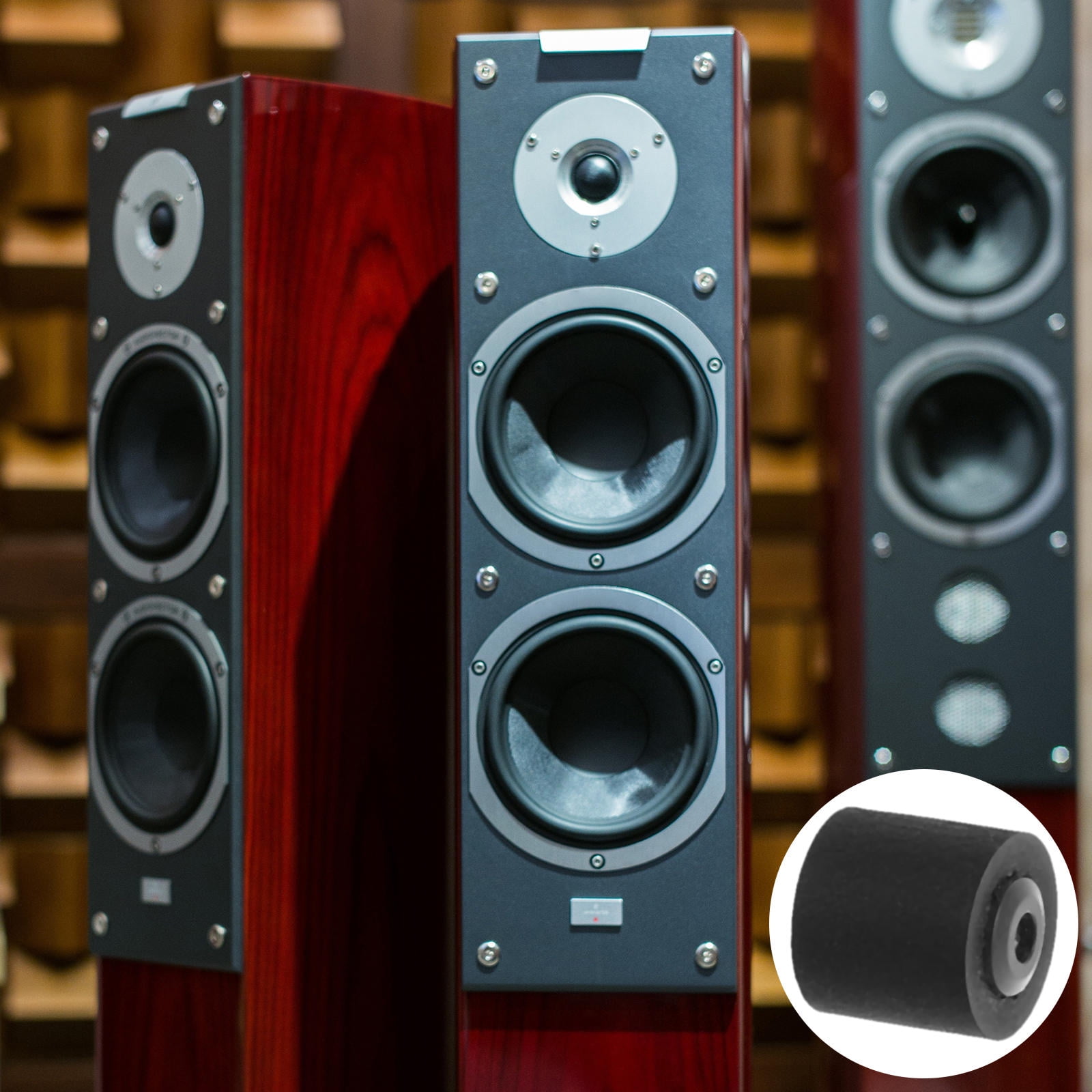 FRCOLOR 12 Pcs 压带轮配件 Pinch Roller for Audio Cassette Recorder Wheels ...