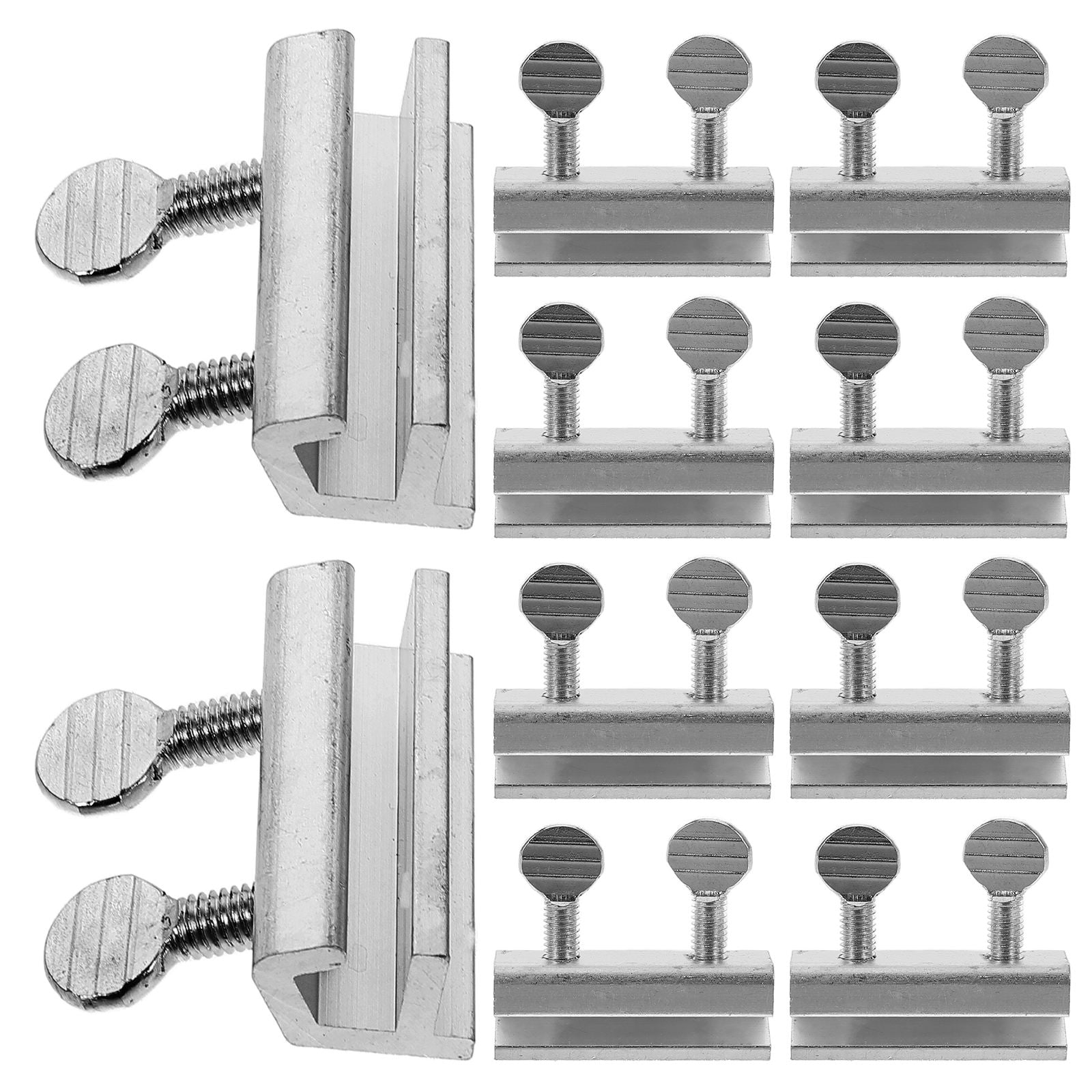 FRCOLOR 12 Pcs Sliding Window Lock Stopper Locks Office Child Silver ...