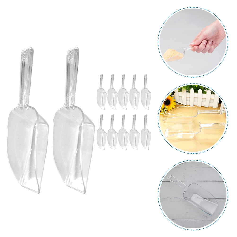 FRCOLOR 12 Pcs Spoons Plastic Shovel Supermarket Tool Child - Walmart.com