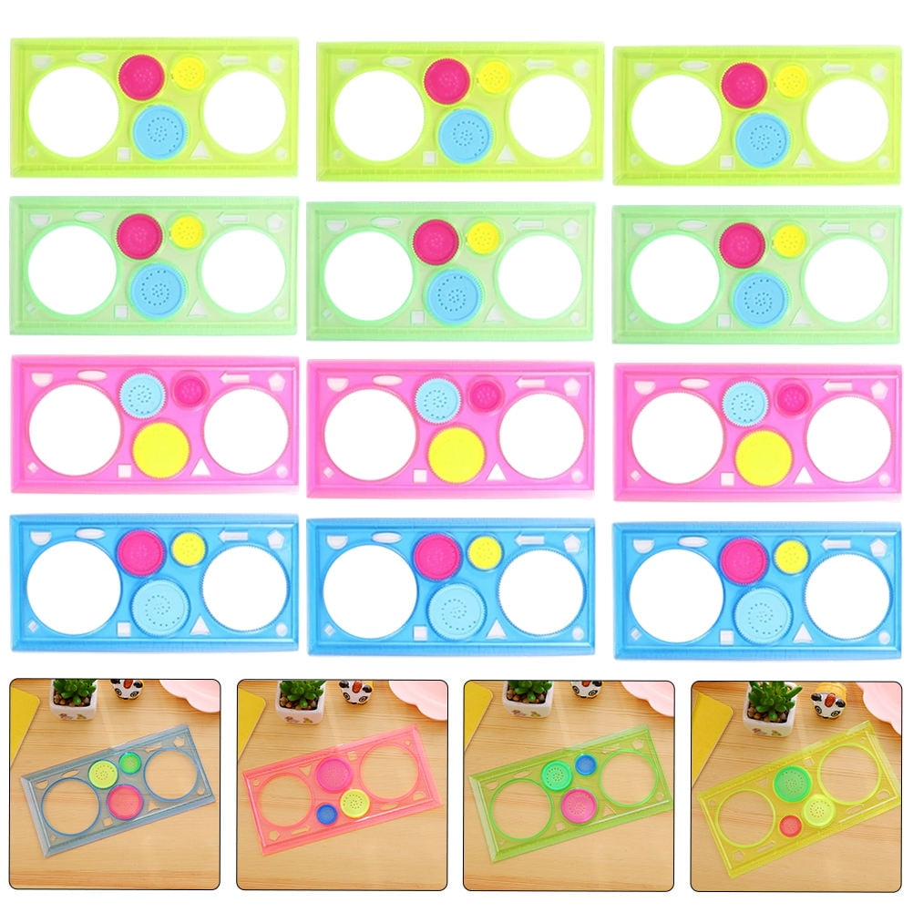 FRCOLOR 12 Pcs Stencils for Kids 绘画模板 子 Creative Stencils Student ...