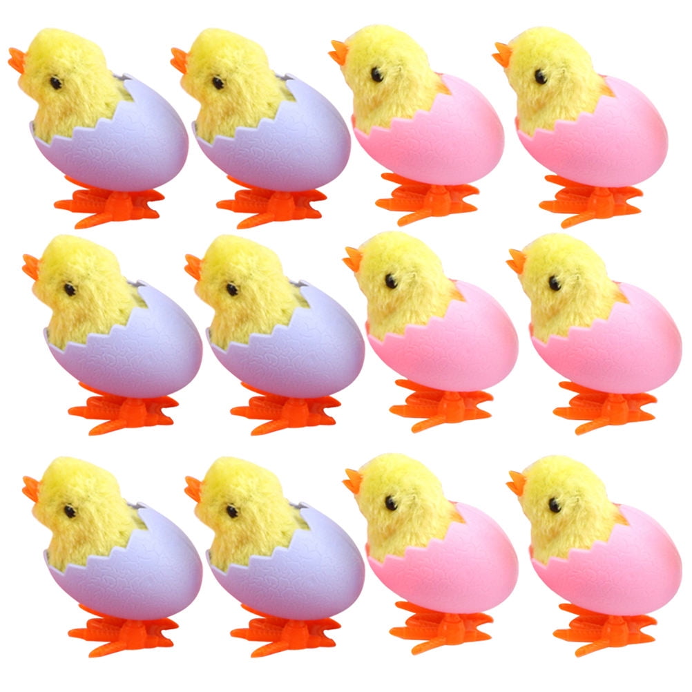 FRCOLOR 12 Pcs Wind-up Chicken Toy Premium Material Toys Party Child ...