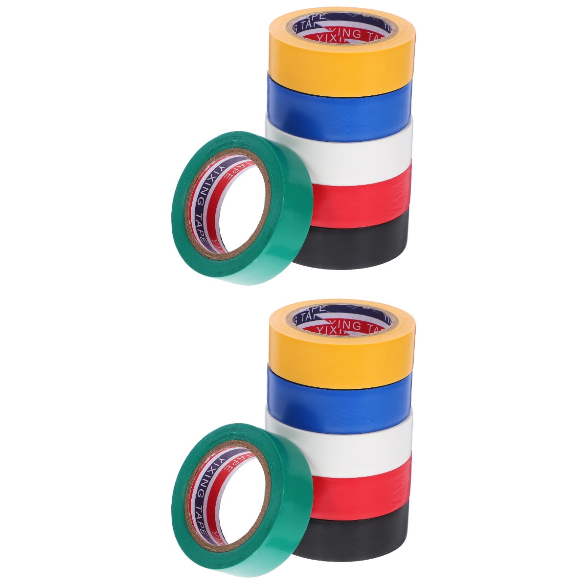FRCOLOR 12 Rolls of Electrician Tape Multi-functional Electrical Tape ...