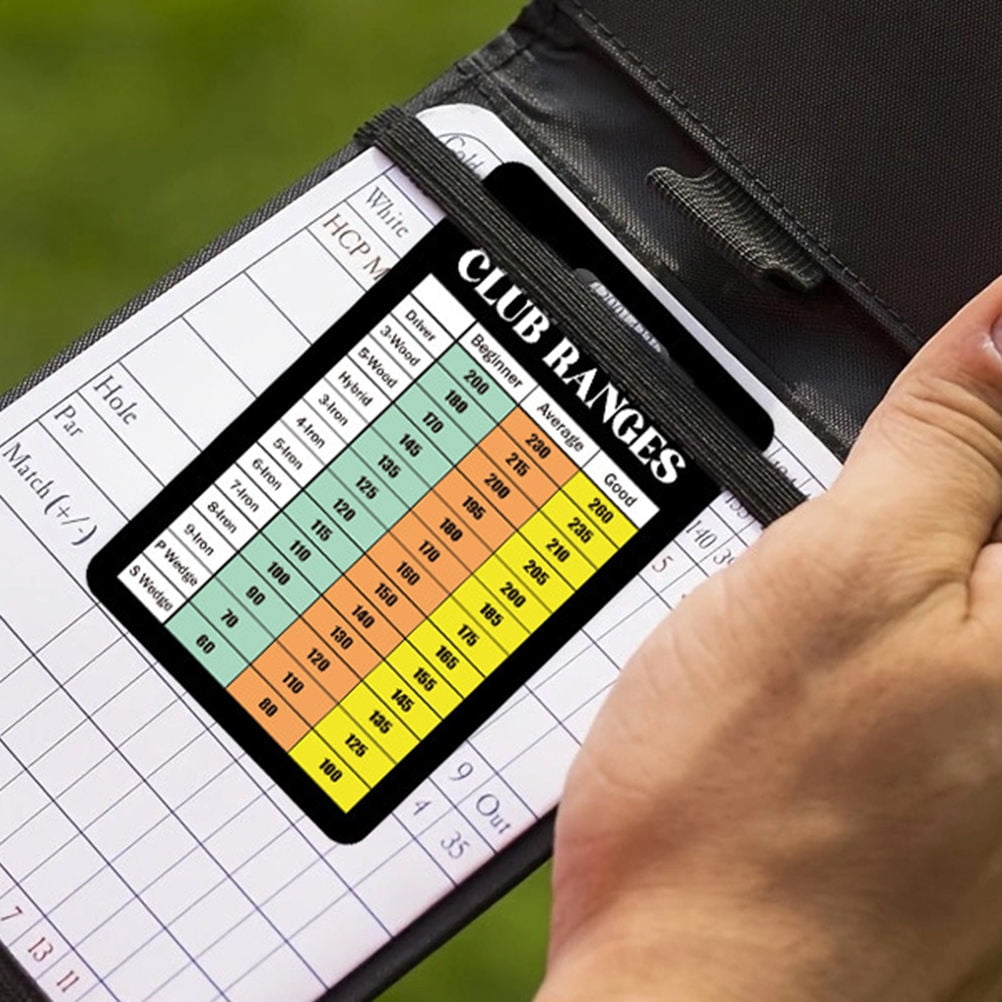 FRCOLOR 12 Sheet Golf Distance And Score Counter Cards Paper Golf ...