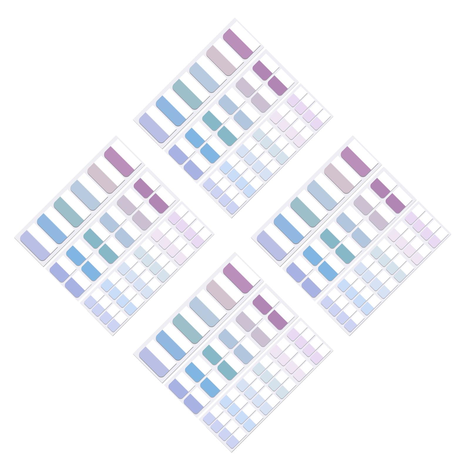 FRCOLOR MLINS 12 Sheets Page Markers Index Tabs Repositionable Sticky ...