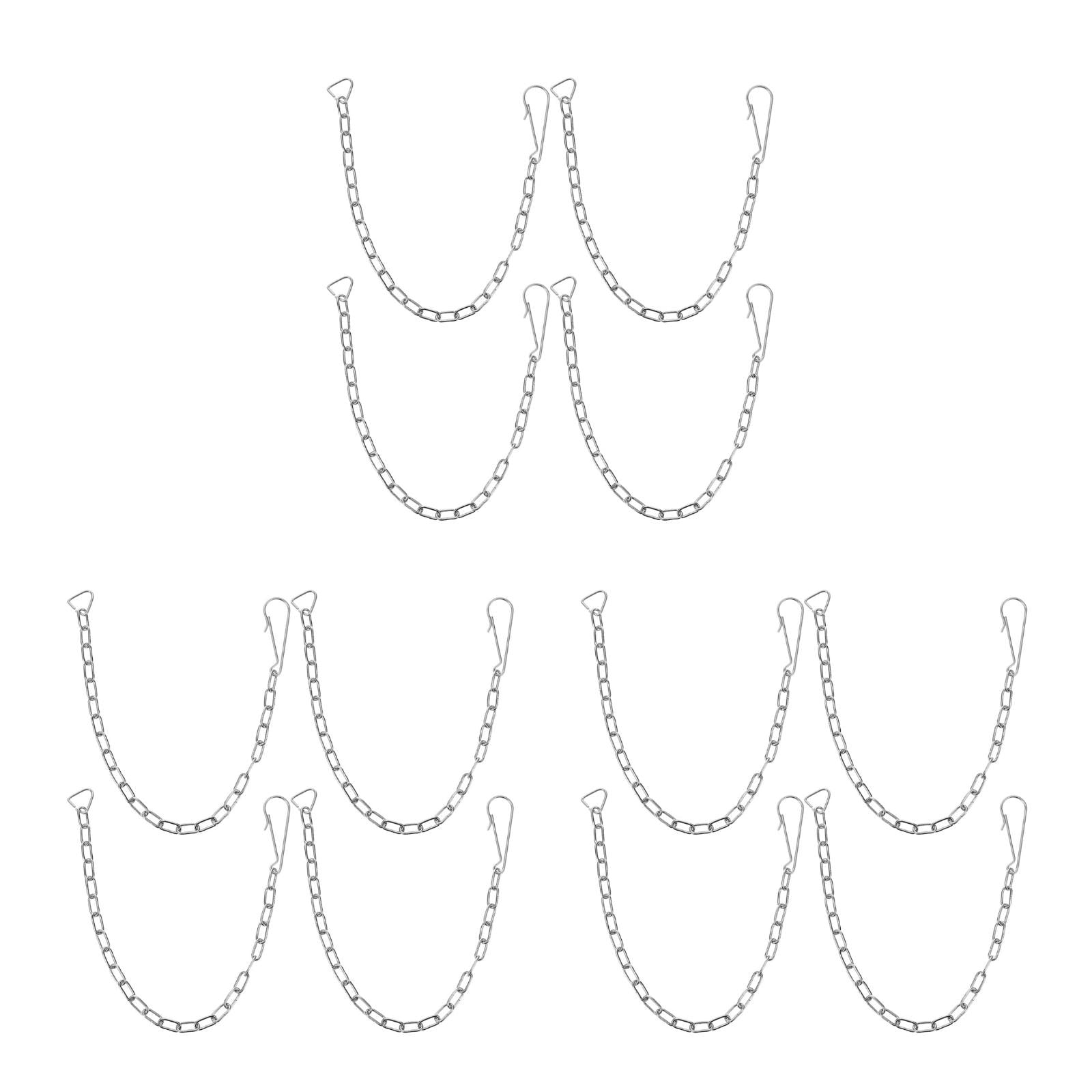KAKOWELY Flapper Lift Chain 12Pcs Stainless Steel Silver For Toilet ...