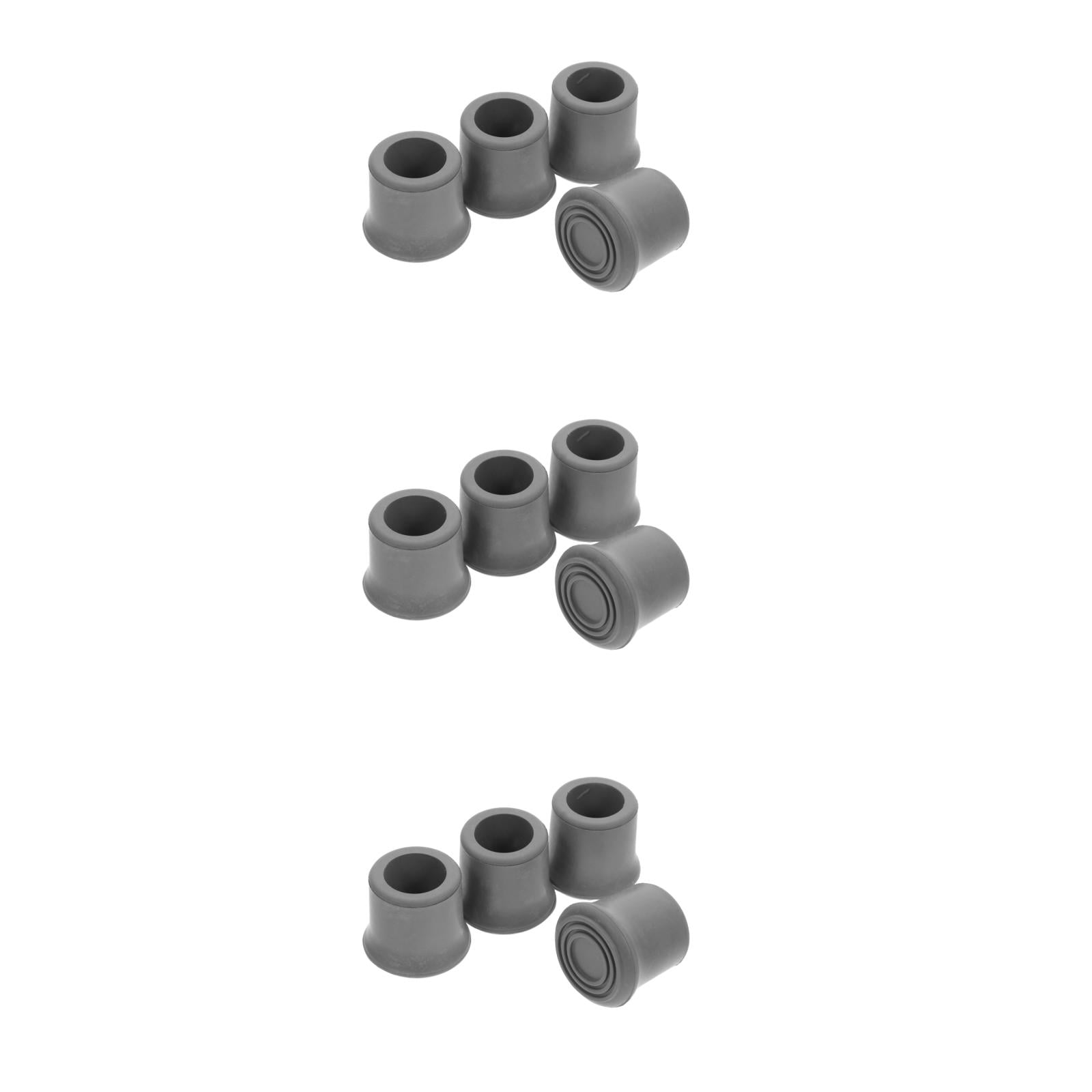 FRCOLOR Masteelf 12 pcs Tips Replacement Rubber Tips for Shower Chair Cane Tips Furniture Leg ...