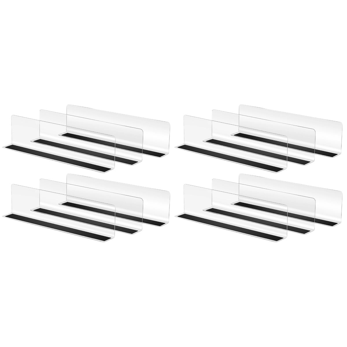 FRCOLOR 12 pcs Shelf Dividers Supermarket Shelf Organizers Commodity ...