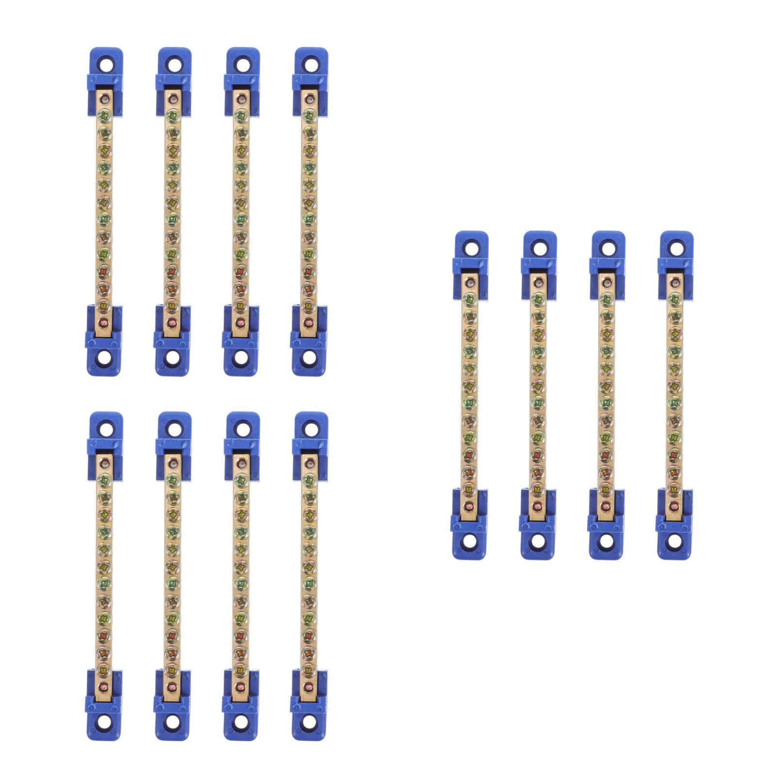 FRCOLOR 12 pcs Terminal Ground Bar Terminal Bus Bar Terminal Block ...