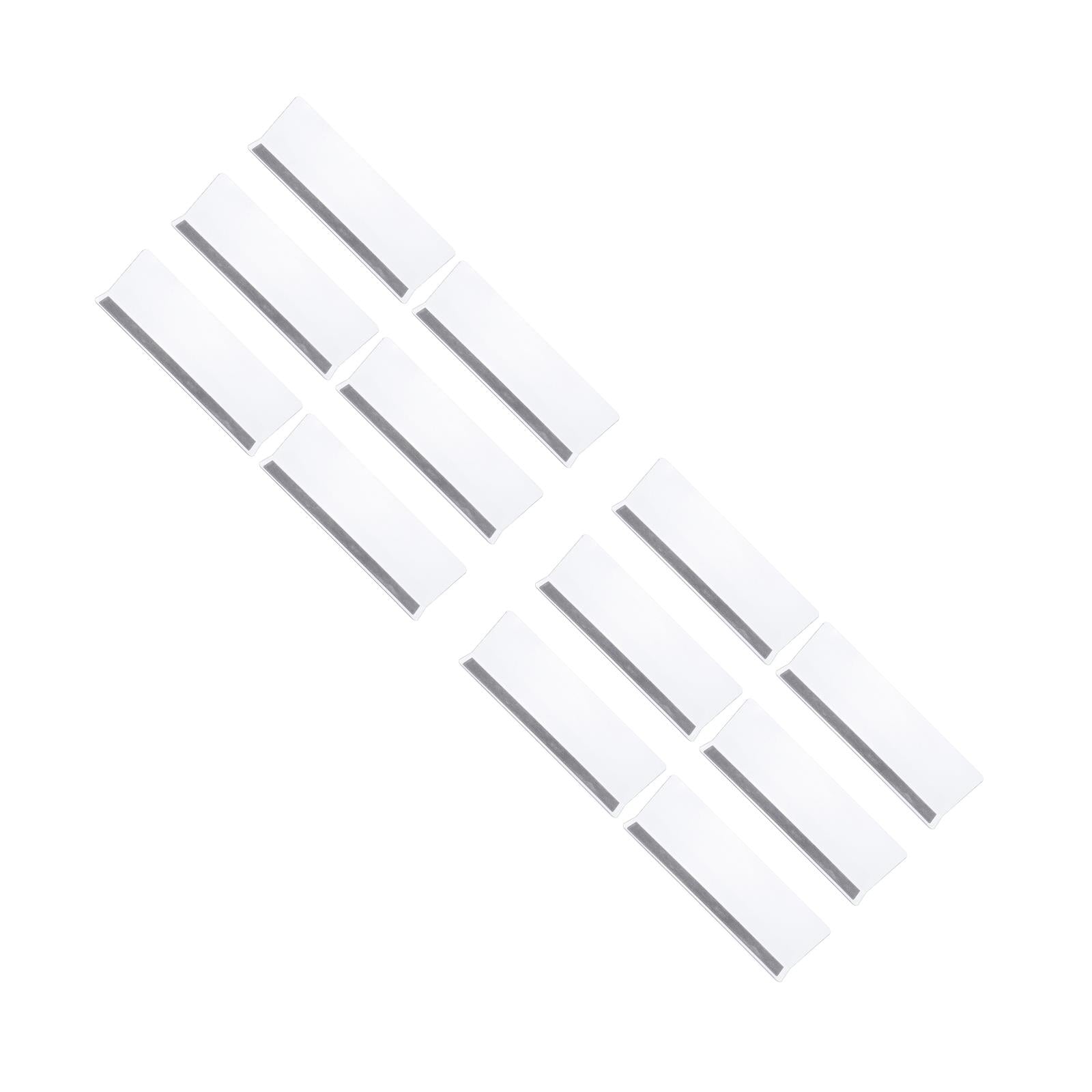 FRCOLOR 12 pcs Transparent Shelf Separators Magnetic Shelf Organizer ...