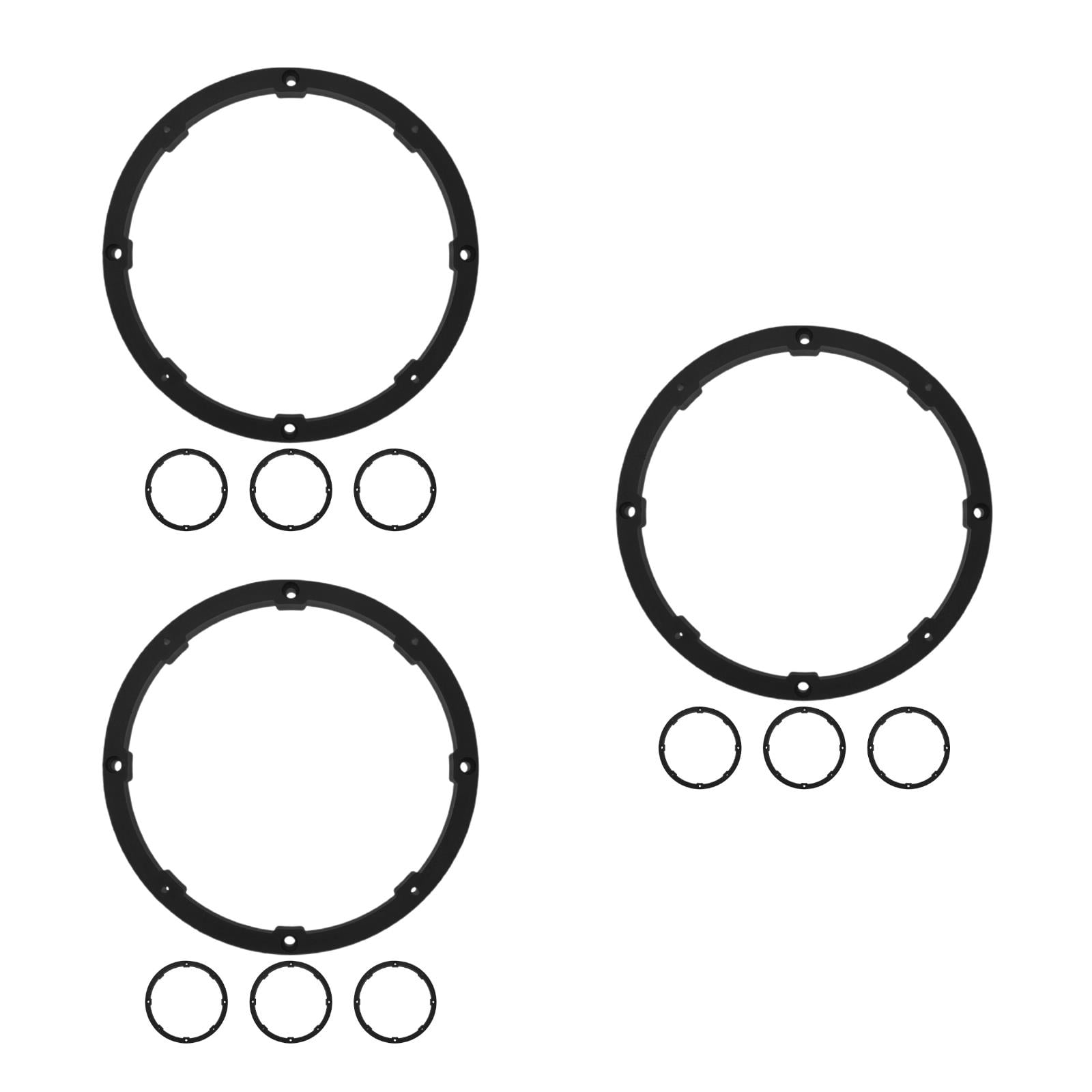 FRCOLOR 12 pcs Universal 6.5 Inch Speaker Adapter Spacer Ring Solid ...