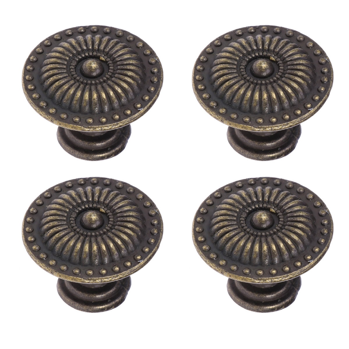 FRCOLOR 12 pcs Vintage Cabinet Drawer Pull Handle Knob (Bronze ...