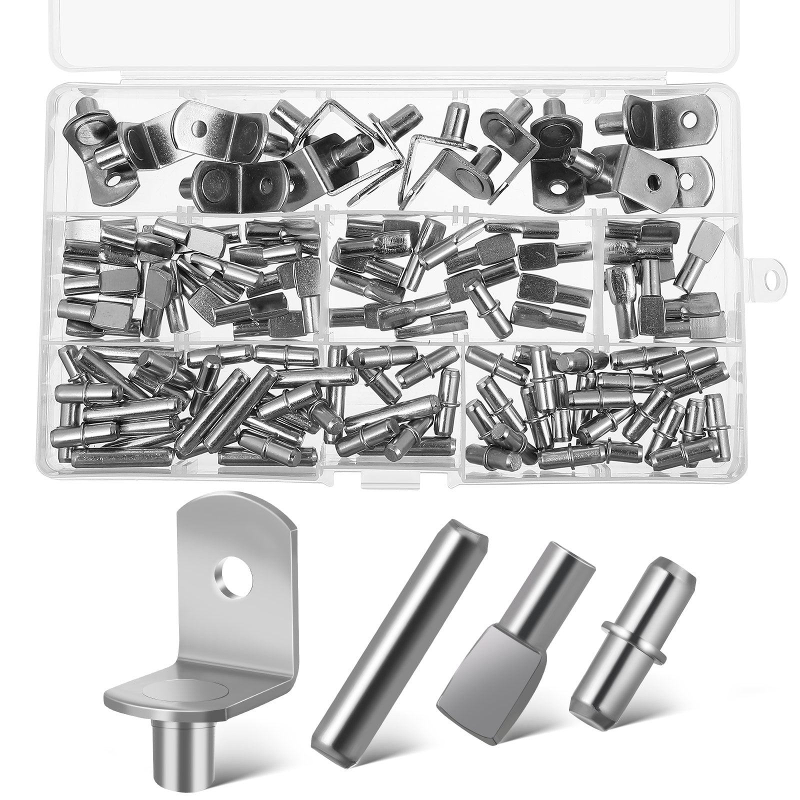 FRCOLOR 120 Pcs Shelf Holders Pegs Cabinet for Shelves Adjustable Pins ...