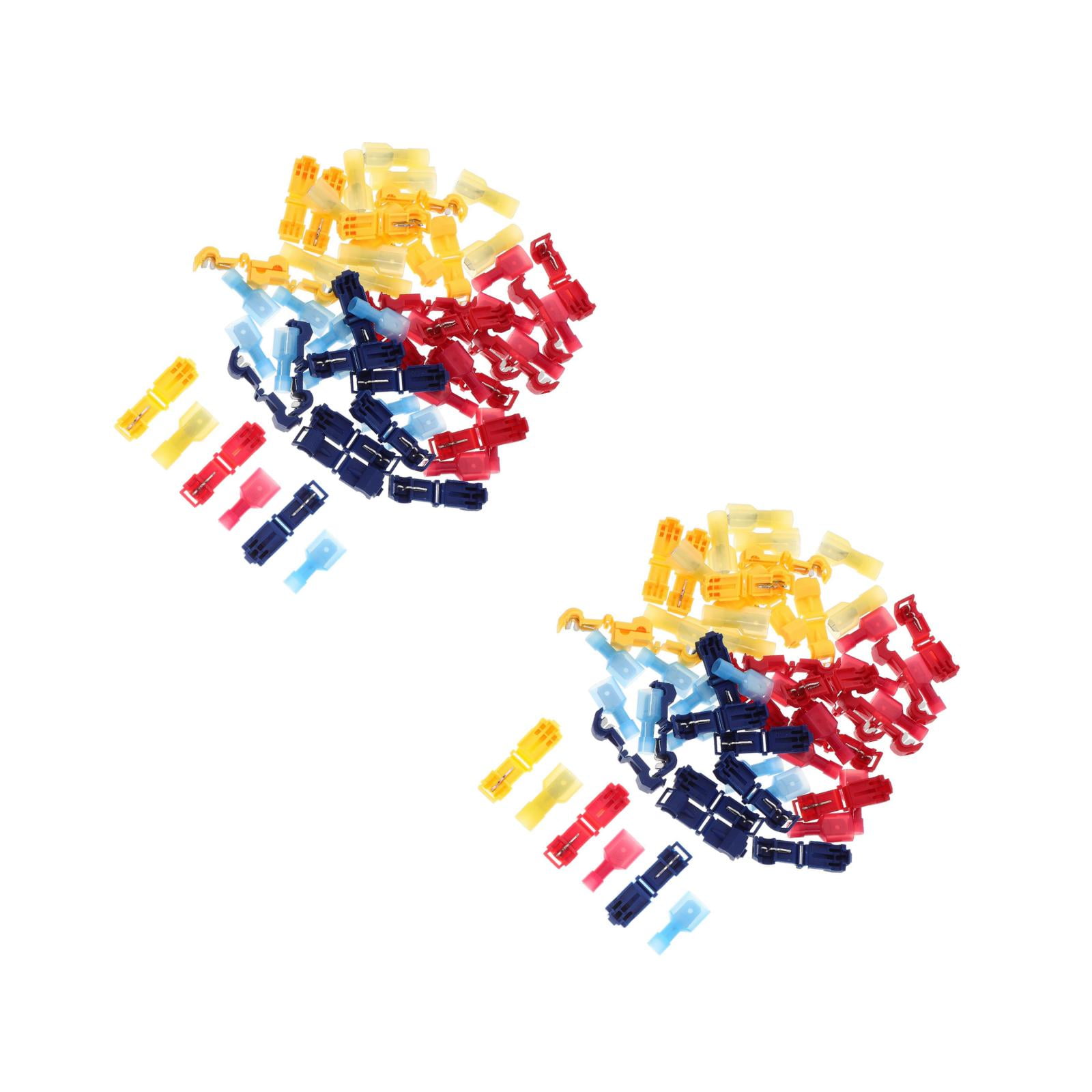 FRCOLOR 120 Pcs T Tap Wire Connectors Self-Stripping Quick Splice ...