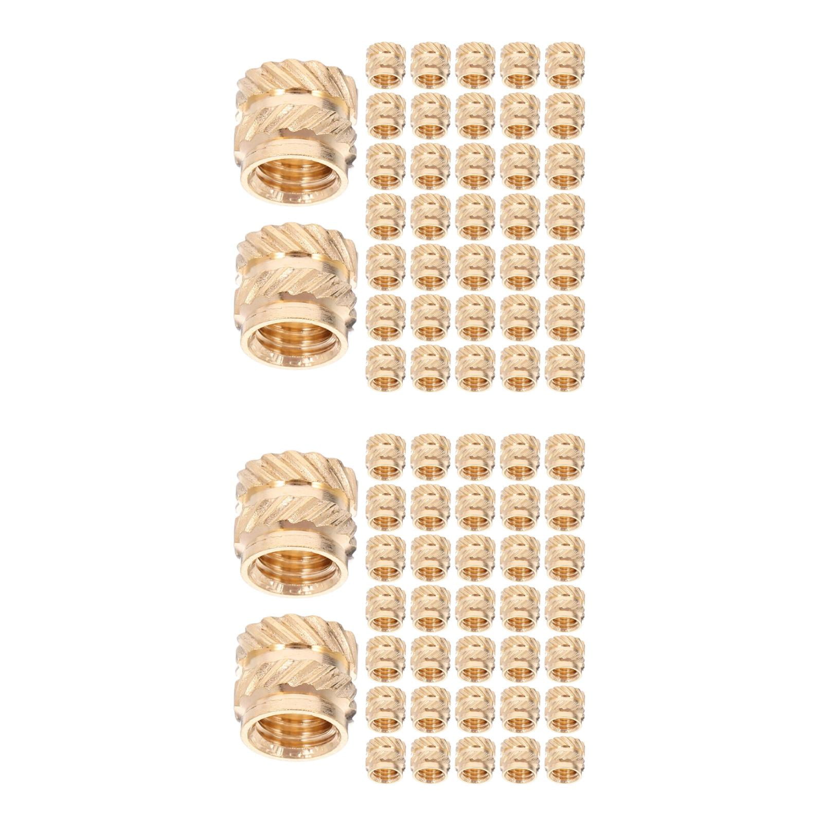 FRCOLOR WORGEOUS 120 pcs M5 Brass Heat Set Inserts 60pcs Internally ...