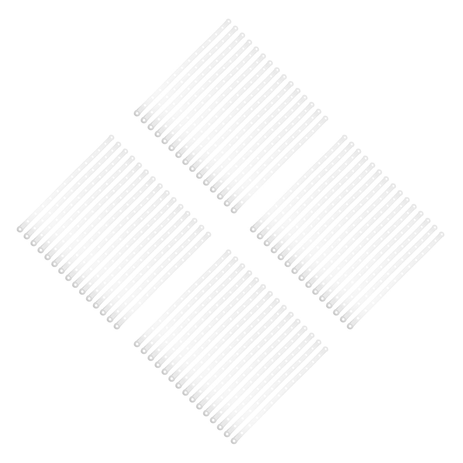 FRCOLOR 120 pcs Plastic Hanger Connecting Strips Hanger Connecting ...