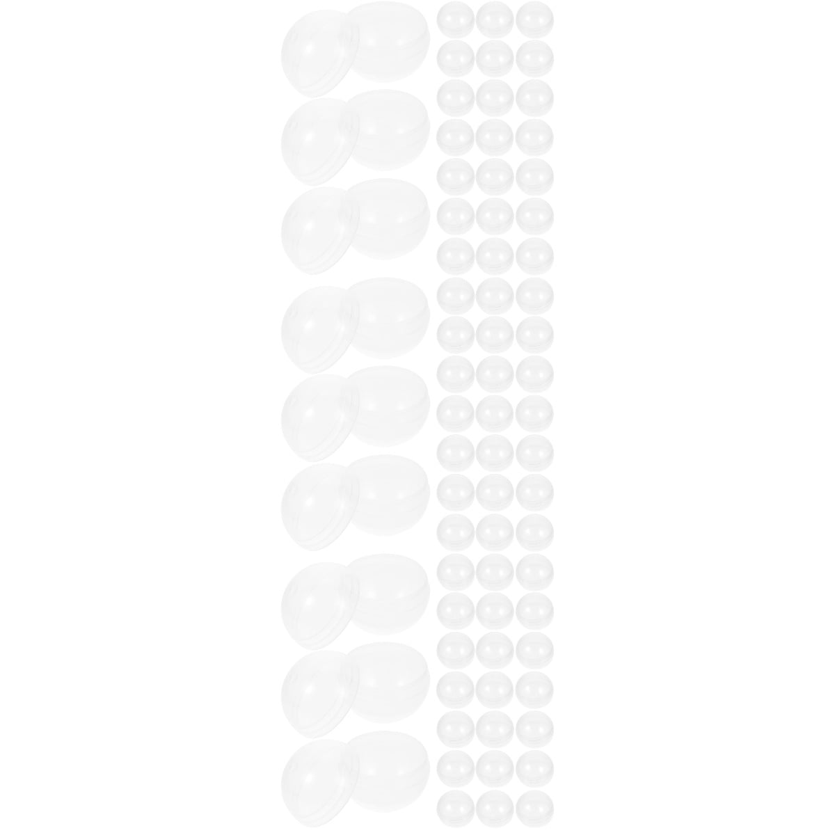 FRCOLOR 120 pcs Round Fillable Balls Multi-function Plastic Balls ...