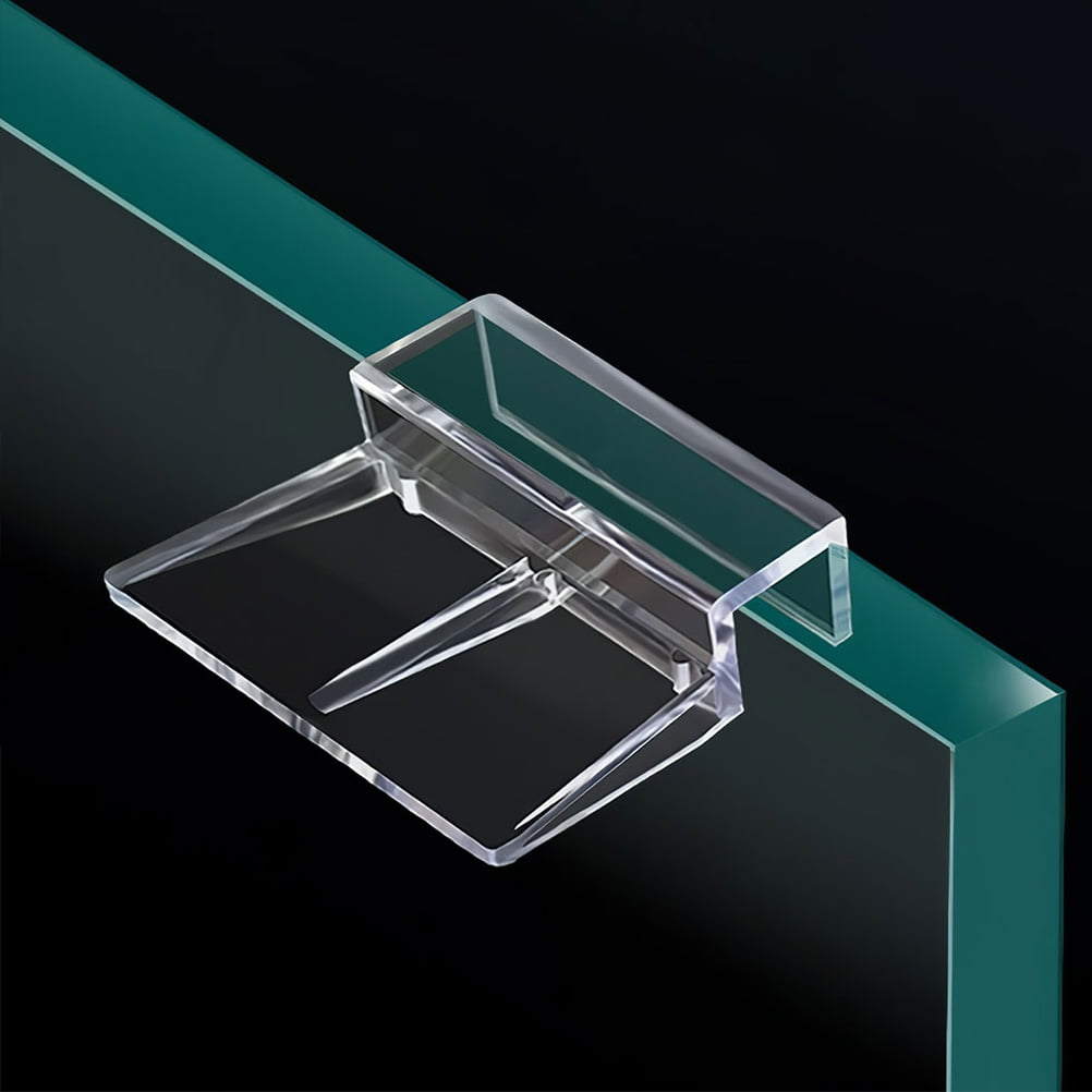 FRCOLOR 12Pcs Aquarium Lid Clips DIY Aquarium Lid Holder Clear Acrylic ...