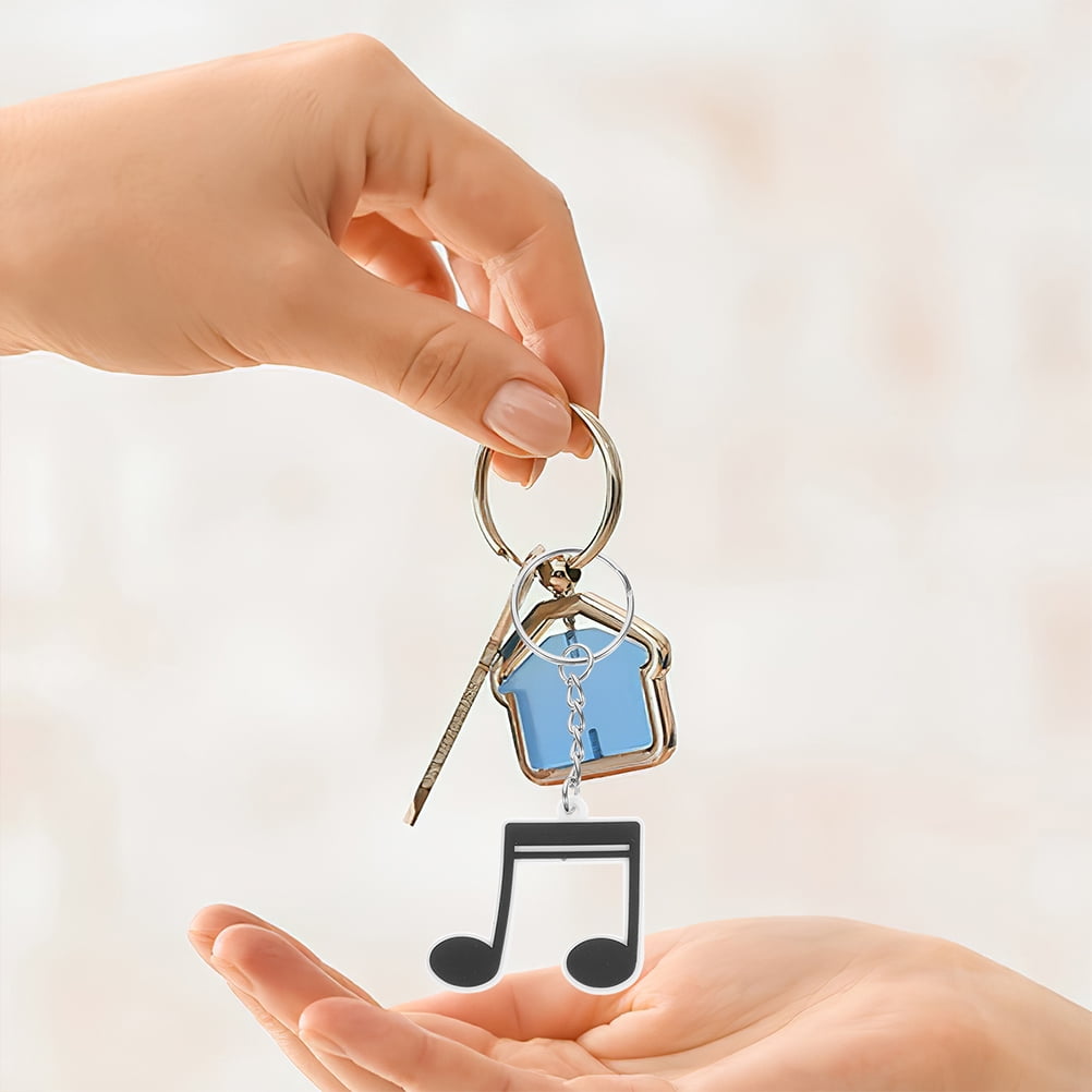 FRCOLOR 12Pcs Music Themed Keychains with Unique Designs for Singer ...
