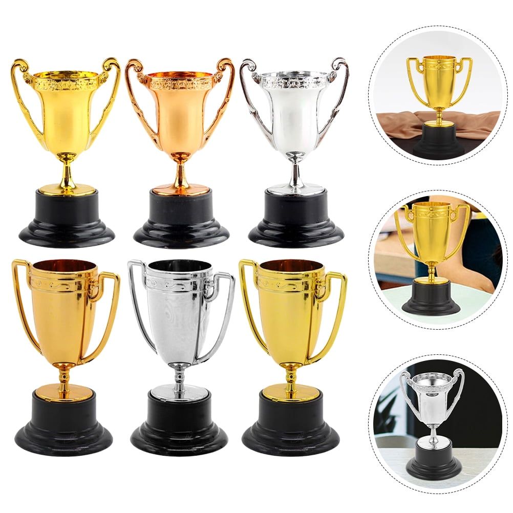 FRCOLOR 12Pcs Trophy Cup Party Competition Plastic Trophy Shaped Trophy ...
