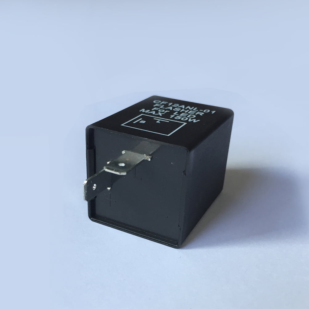 FRCOLOR 12V LED 2 Pin Electronic Flasher for Car and Motorcycle Turn ...