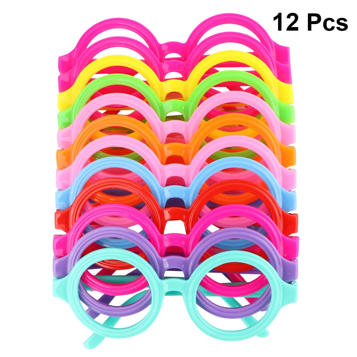 FRCOLOR Plastic Nerd Glasses Frame for Kids Perfect for Costume Parties ...