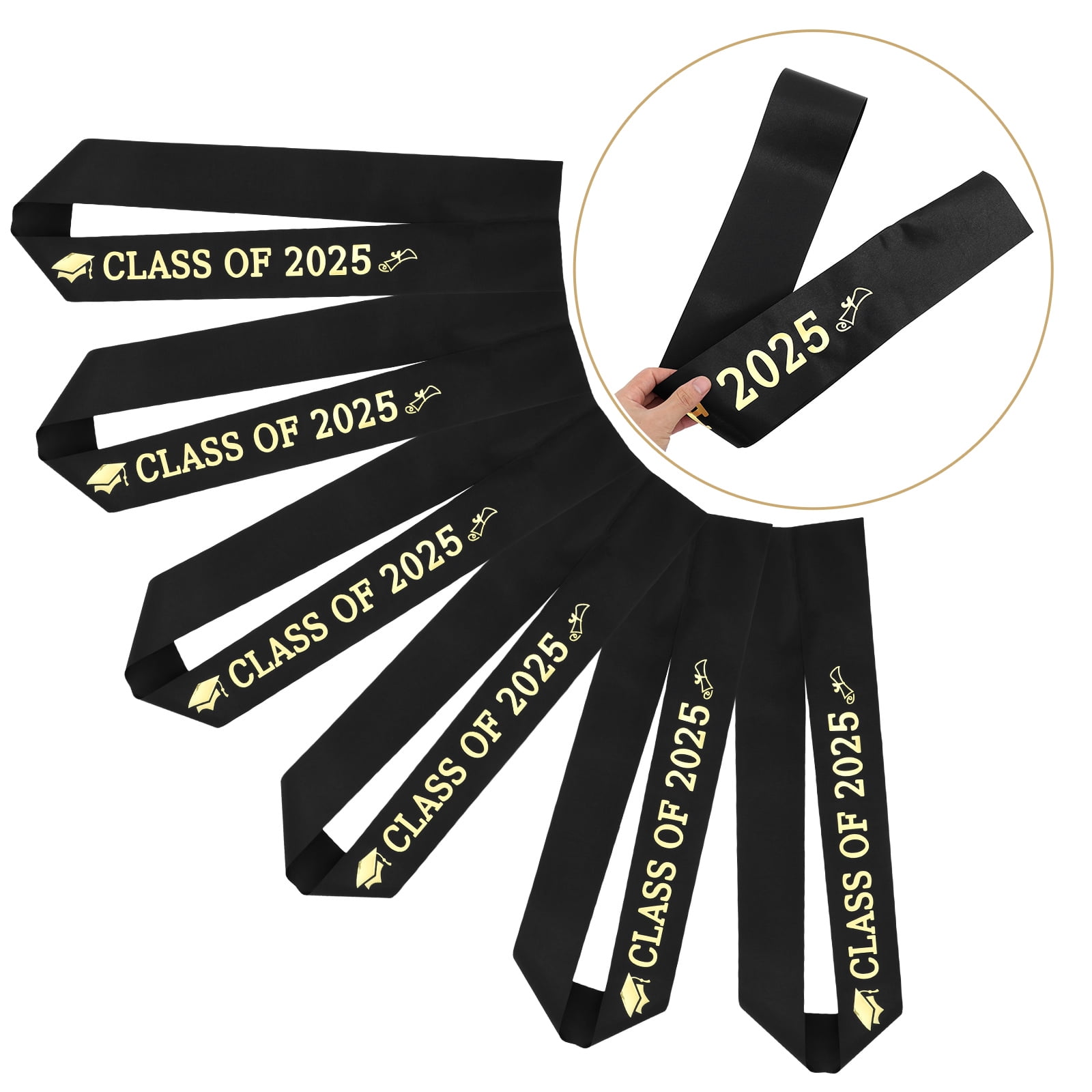 FRCOLOR 12pcs Class of 2025 Graduation Party Sash Graduation Sash Class ...