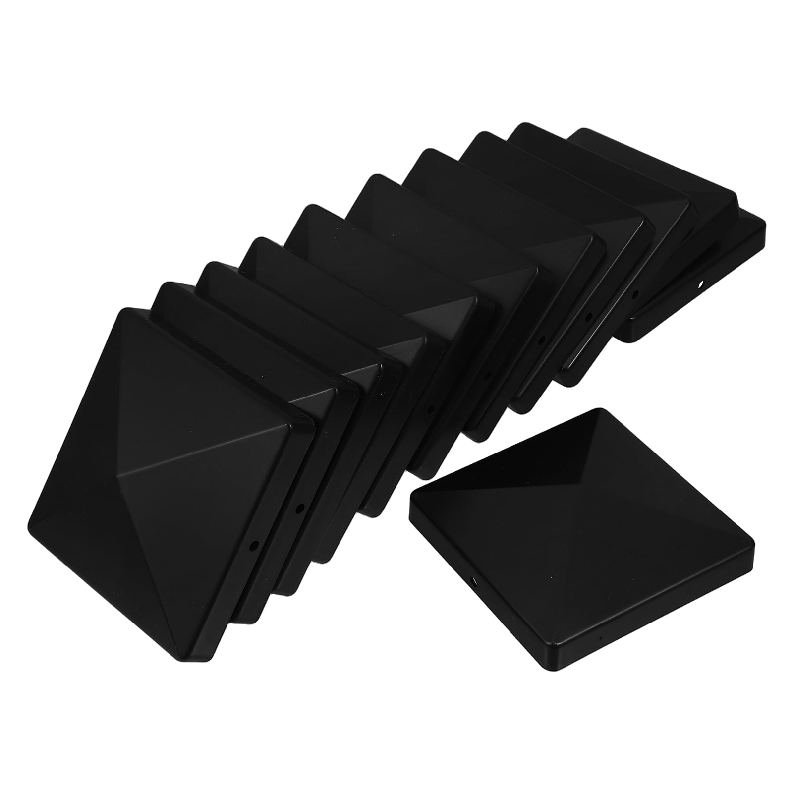 FRCOLOR 12pcs Fence Post Caps Plastic Outdoor Post Caps Cover Fence ...