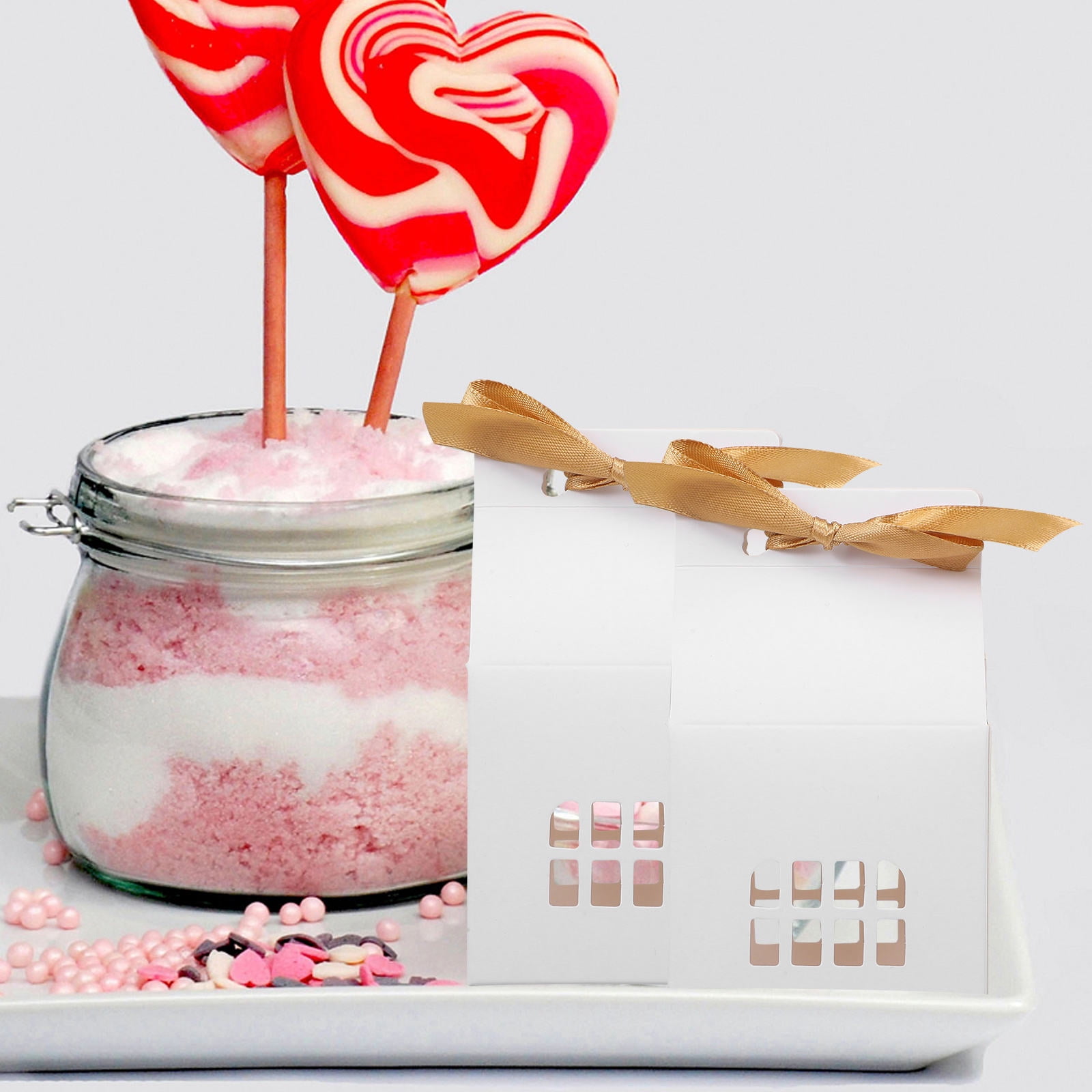 FRCOLOR 12pcs Gift Boxes Paper Fillable Party Favors Holder Boxes ...