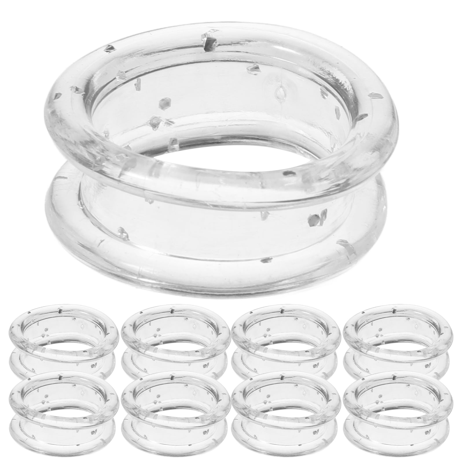 FRCOLOR 12pcs Silicone Scissors Finger Rings Soft Pet Shears Finger ...