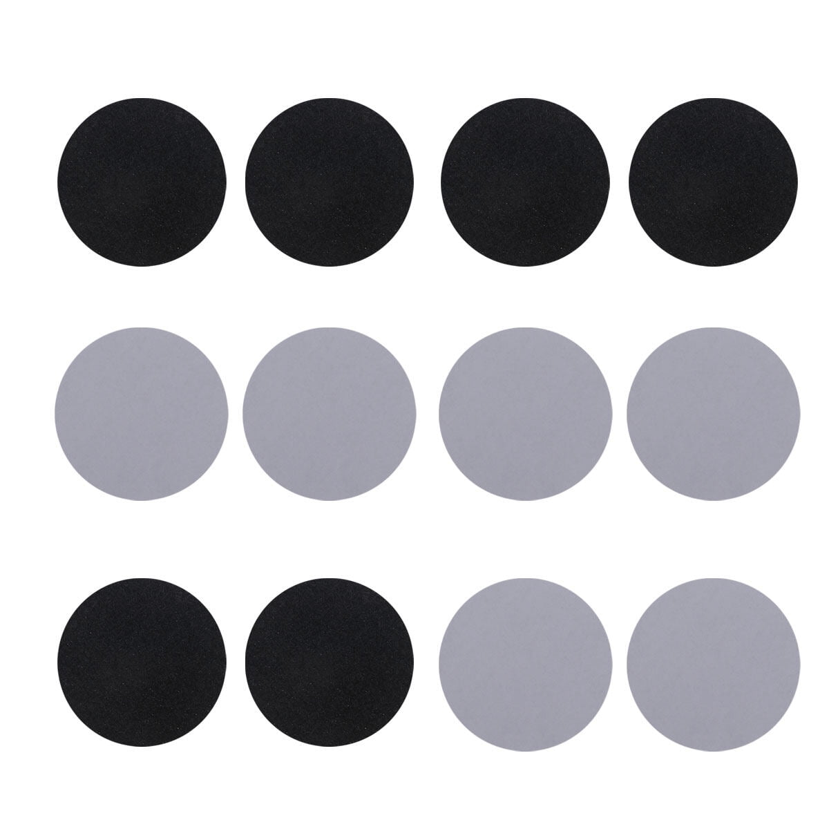 FRCOLOR 15 Pairs Buds Carpet Marker Decals Black and White Color ...