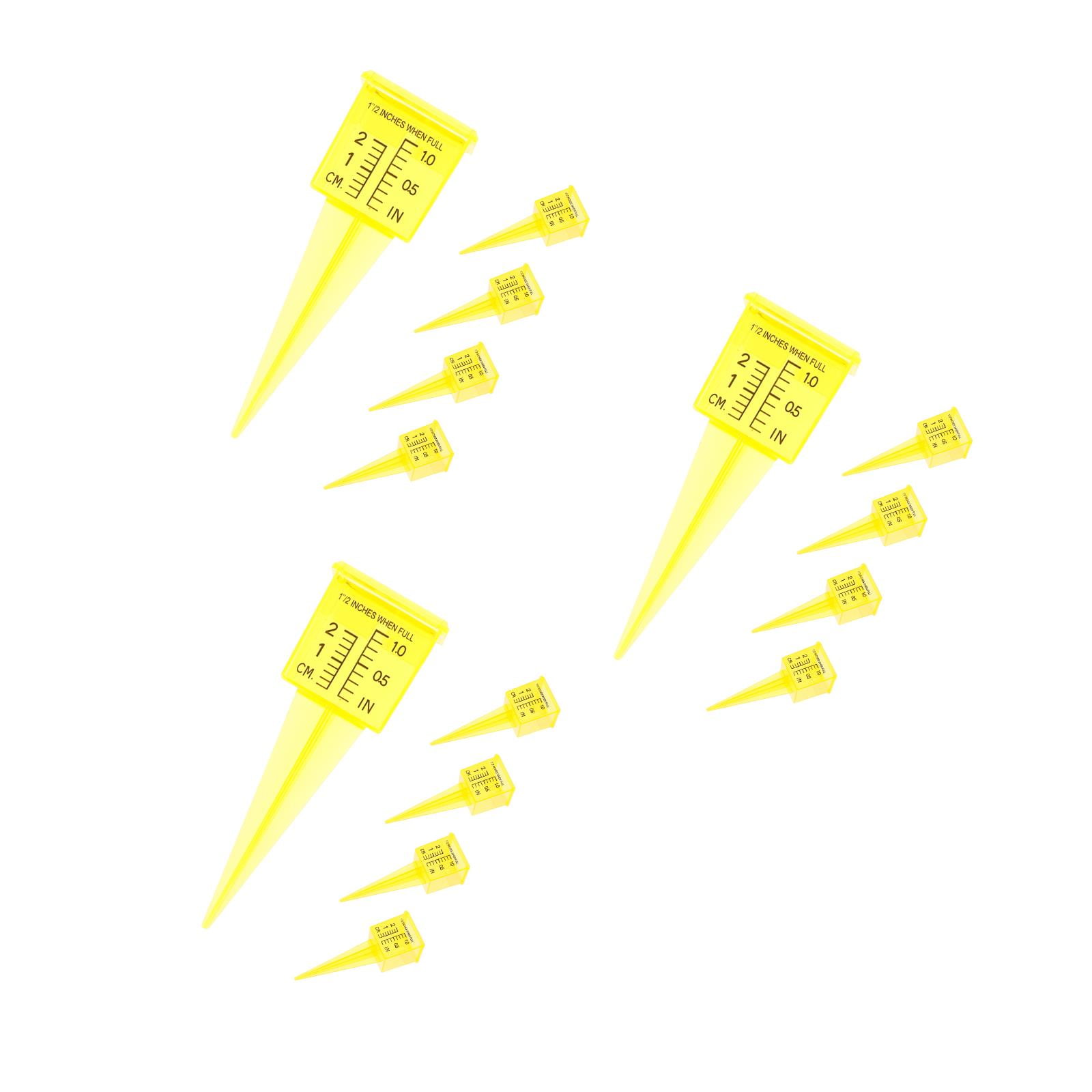 FRCOLOR 15 Pcs Outdoor Rain Gauge for Garden and Lawn Sprinkler Water ...