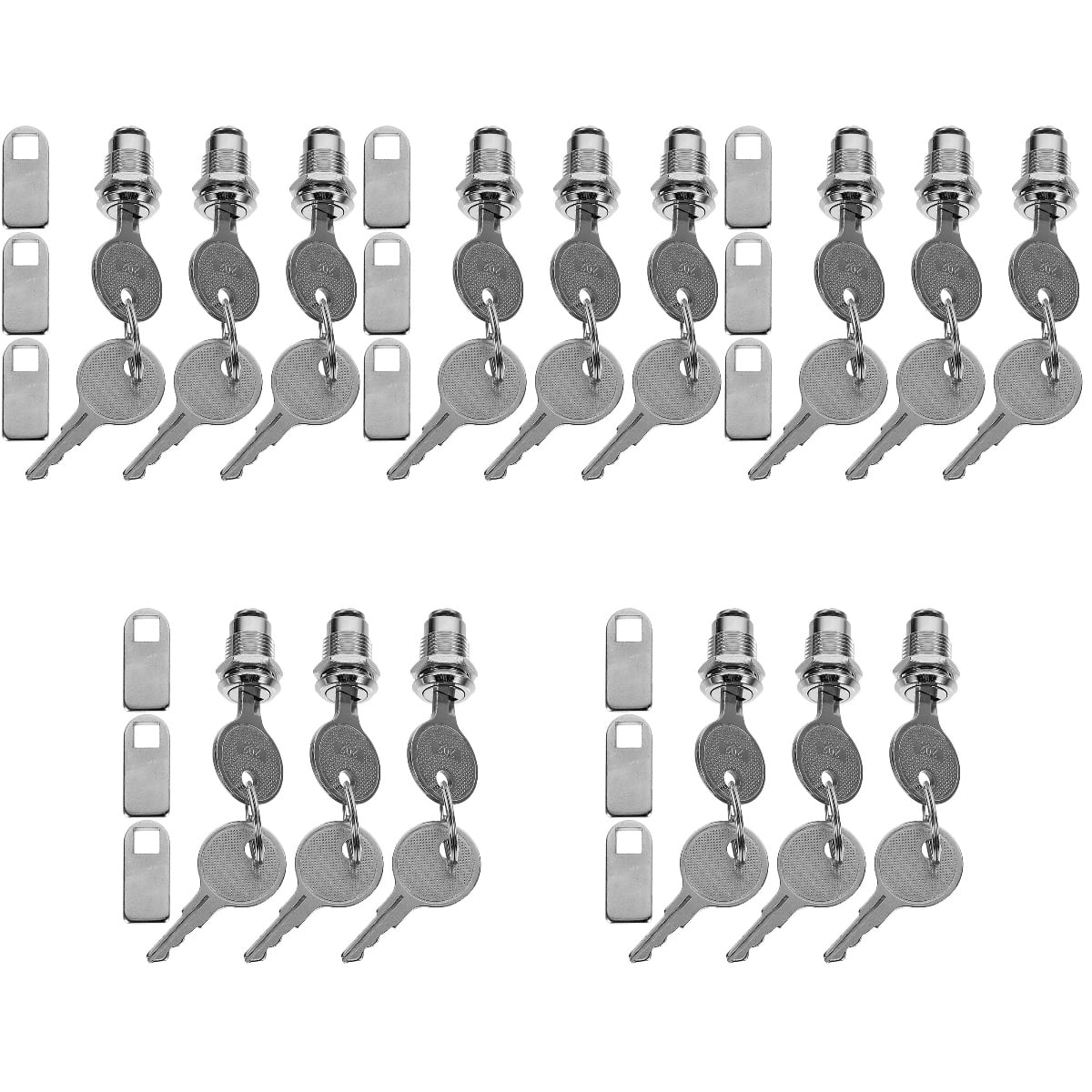 FRCOLOR 15 Sets Drawer Lock with Keys Cabinet Lock With Keys Drawer ...