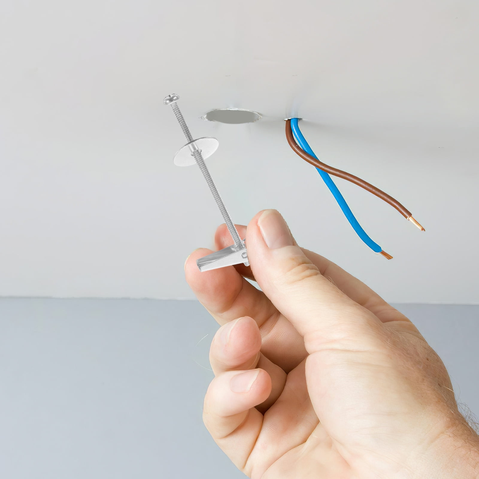 FRCOLOR 15 Sets of Toggle Bolts Wing Nuts Kit Multi-Functional Anchors ...