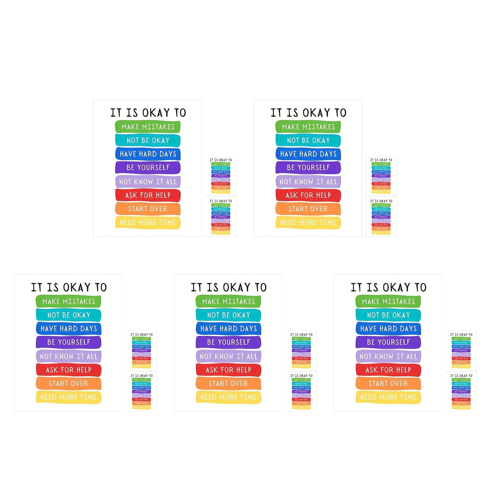 FRCOLOR 15 Sheets Artwork Pictures Wall Decoration Office Inspirational ...