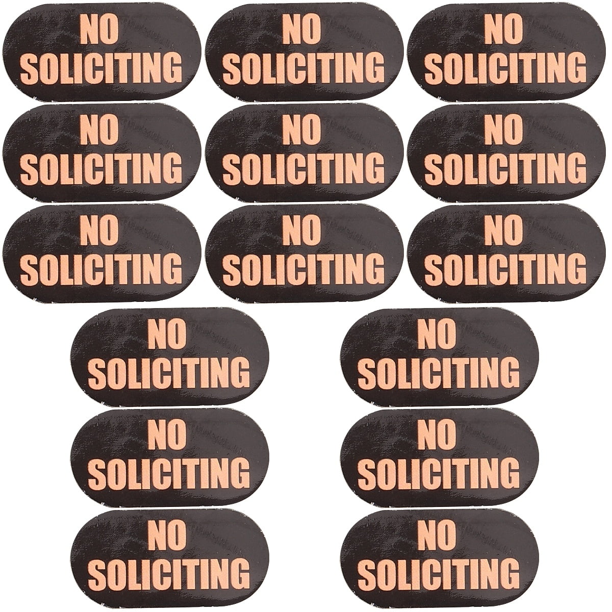FRCOLOR 15 Sheets No Soliciting Stickers for Door No Soliciting Sign No ...